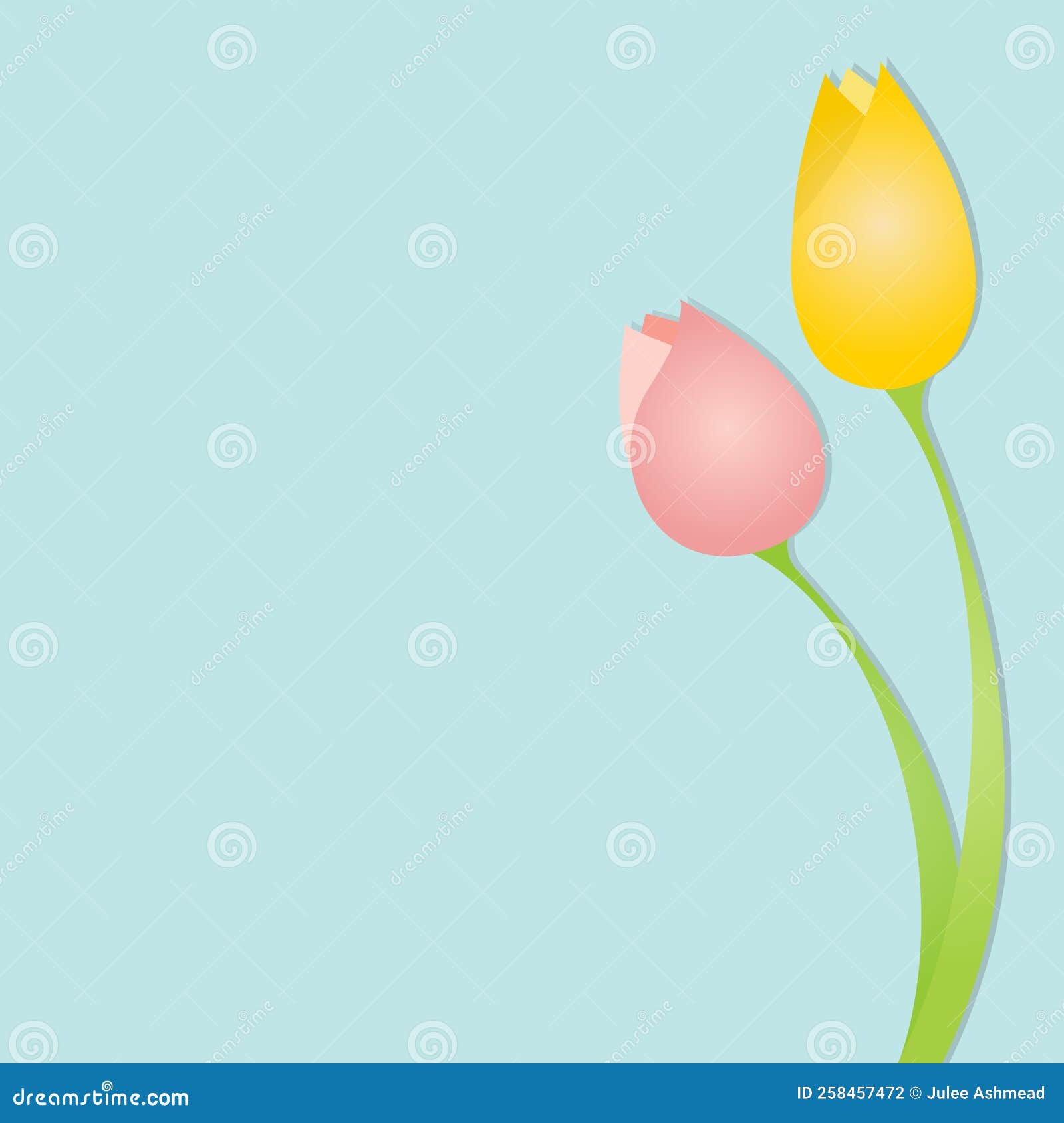 Tulip Flowers Cartoon Vector Illustration Graphic Stock Vector ...