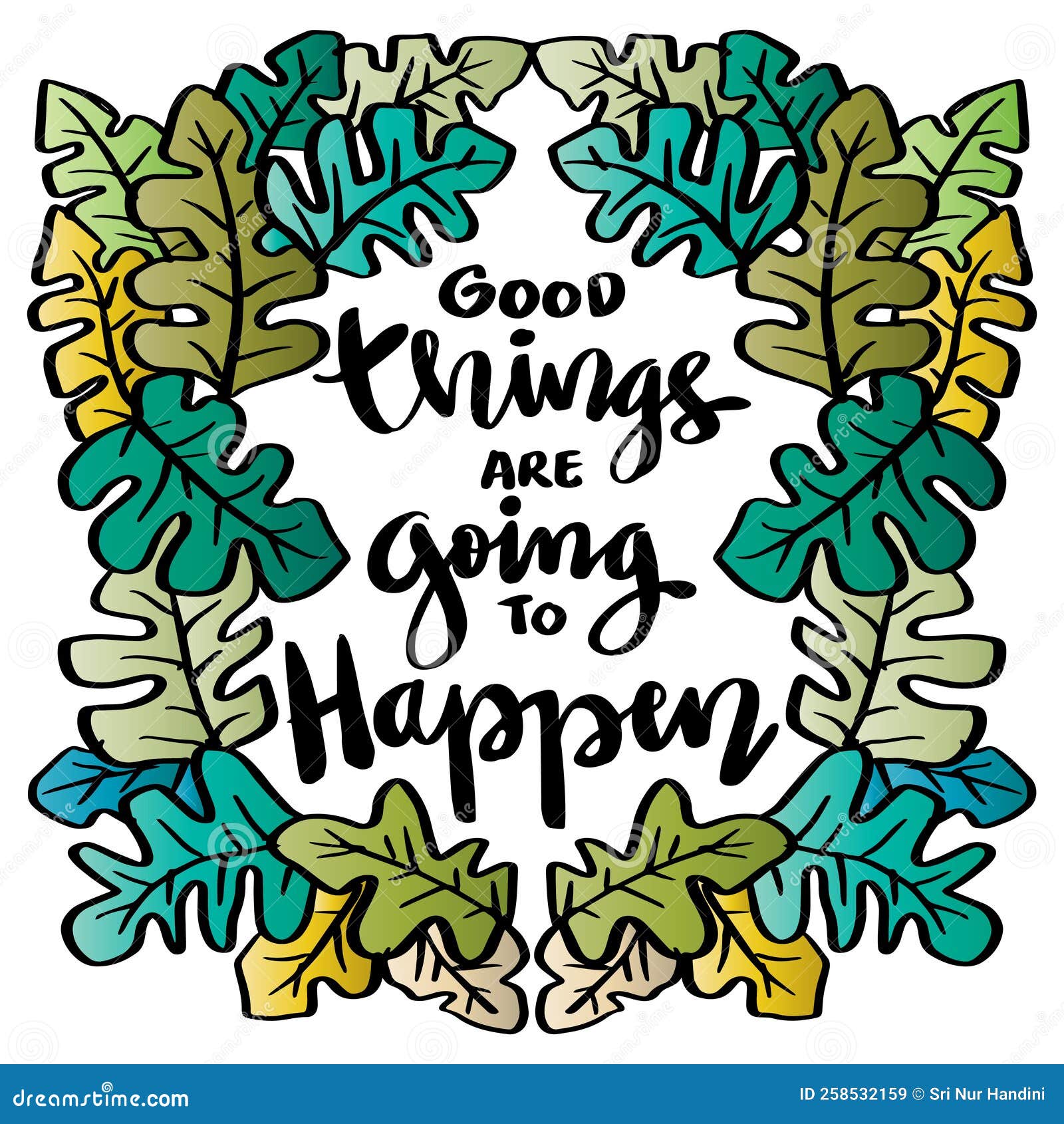 Good Things are Going To Happen. Stock Illustration - Illustration of ...