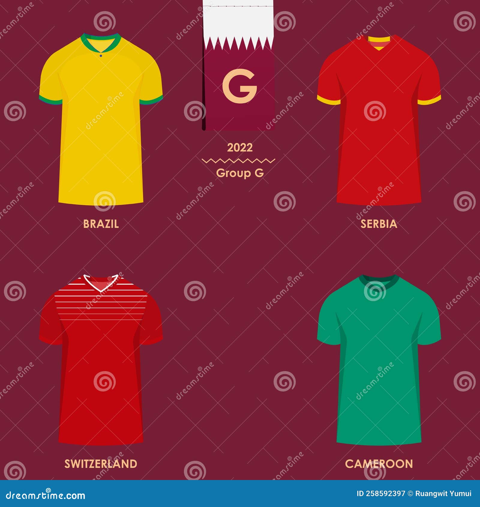 Match Schedule Group G : Brazil, Serbia, Switzerland, Cameroon. World ...