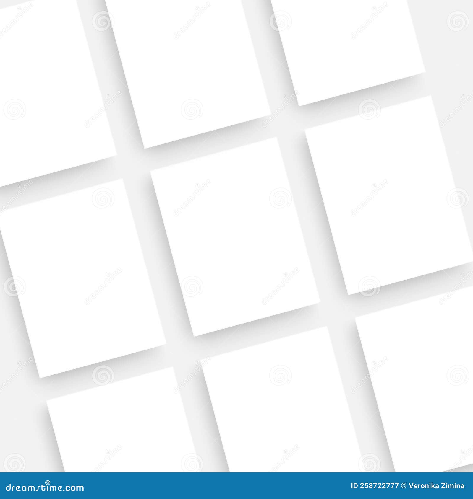 Blank Rectangular Screens for Social Media Posts Templates Stock Vector ...