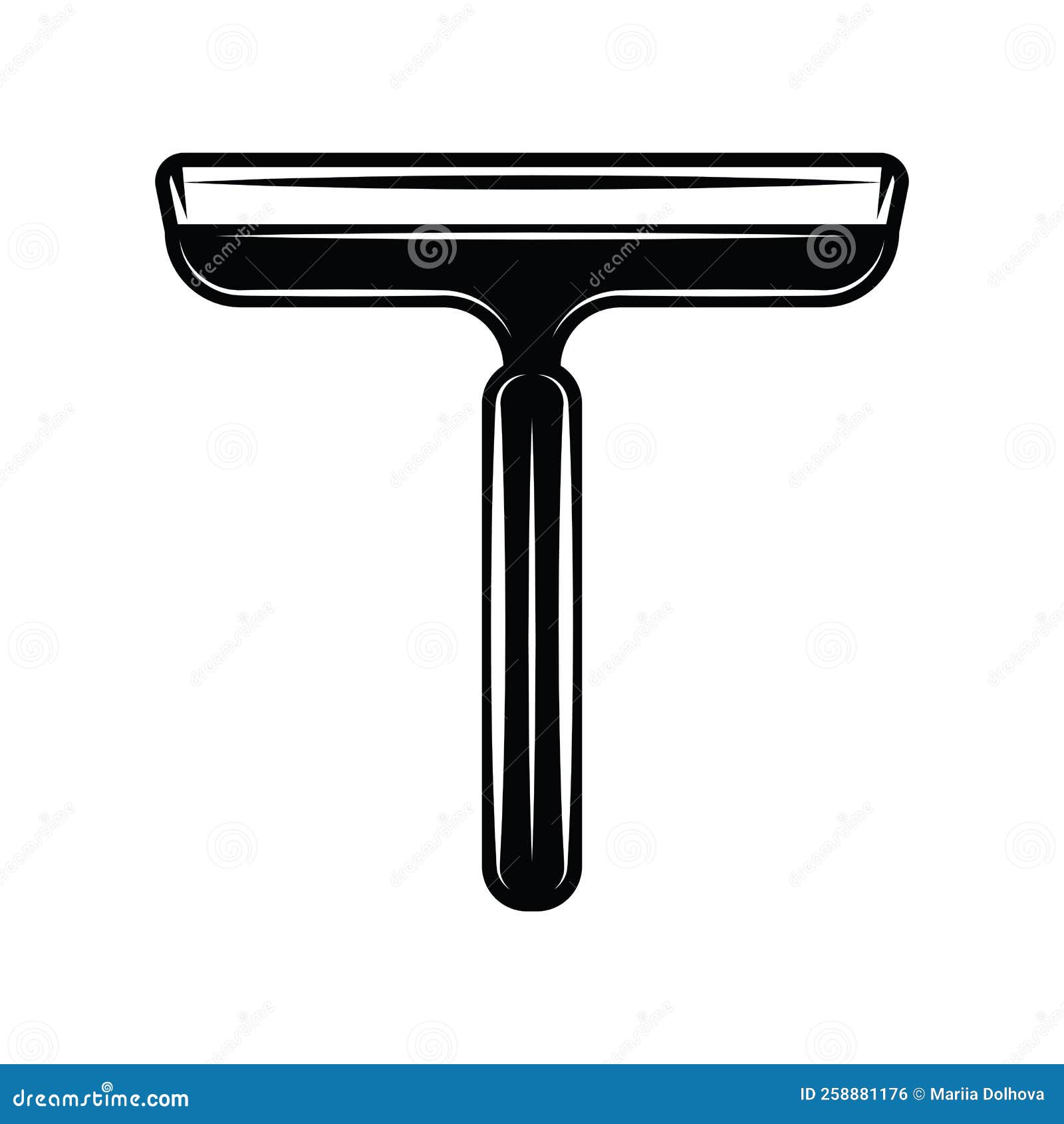 Vintage Window Cleaner. Can Be Used Like Emblem, Logo, Badge, Label ...