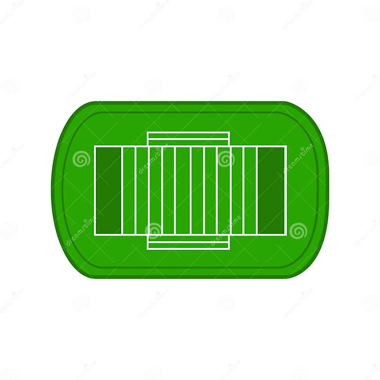 Cartoon American Football Field Stock Vector - Illustration of cartoon ...