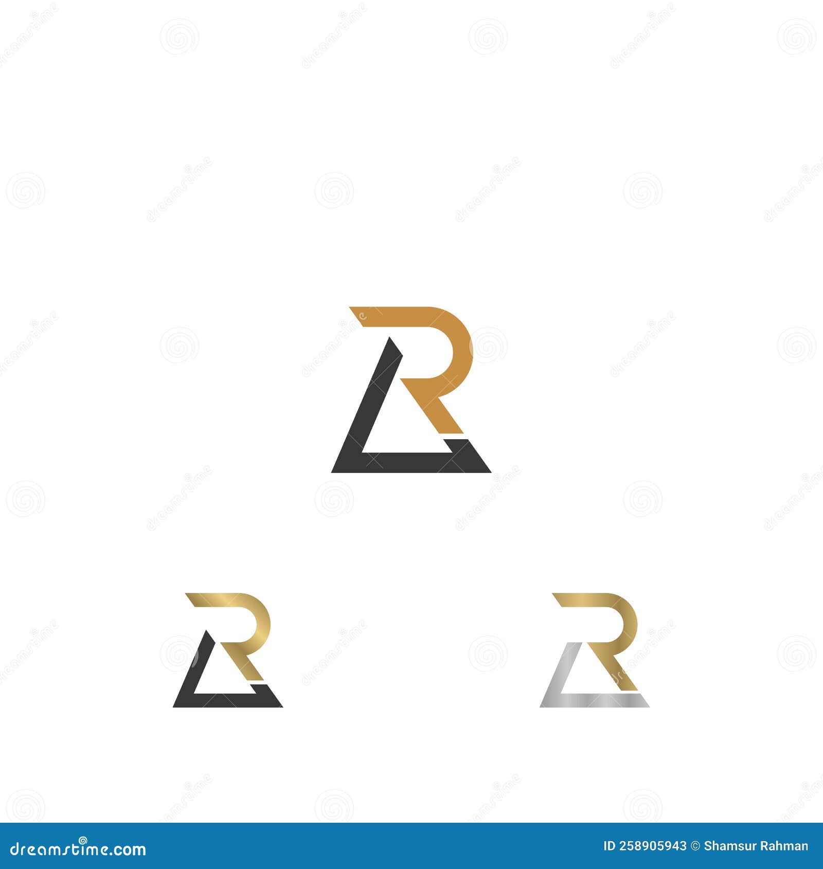 Alphabet Initials Logo LR, RL, L and R Stock Vector - Illustration of ...