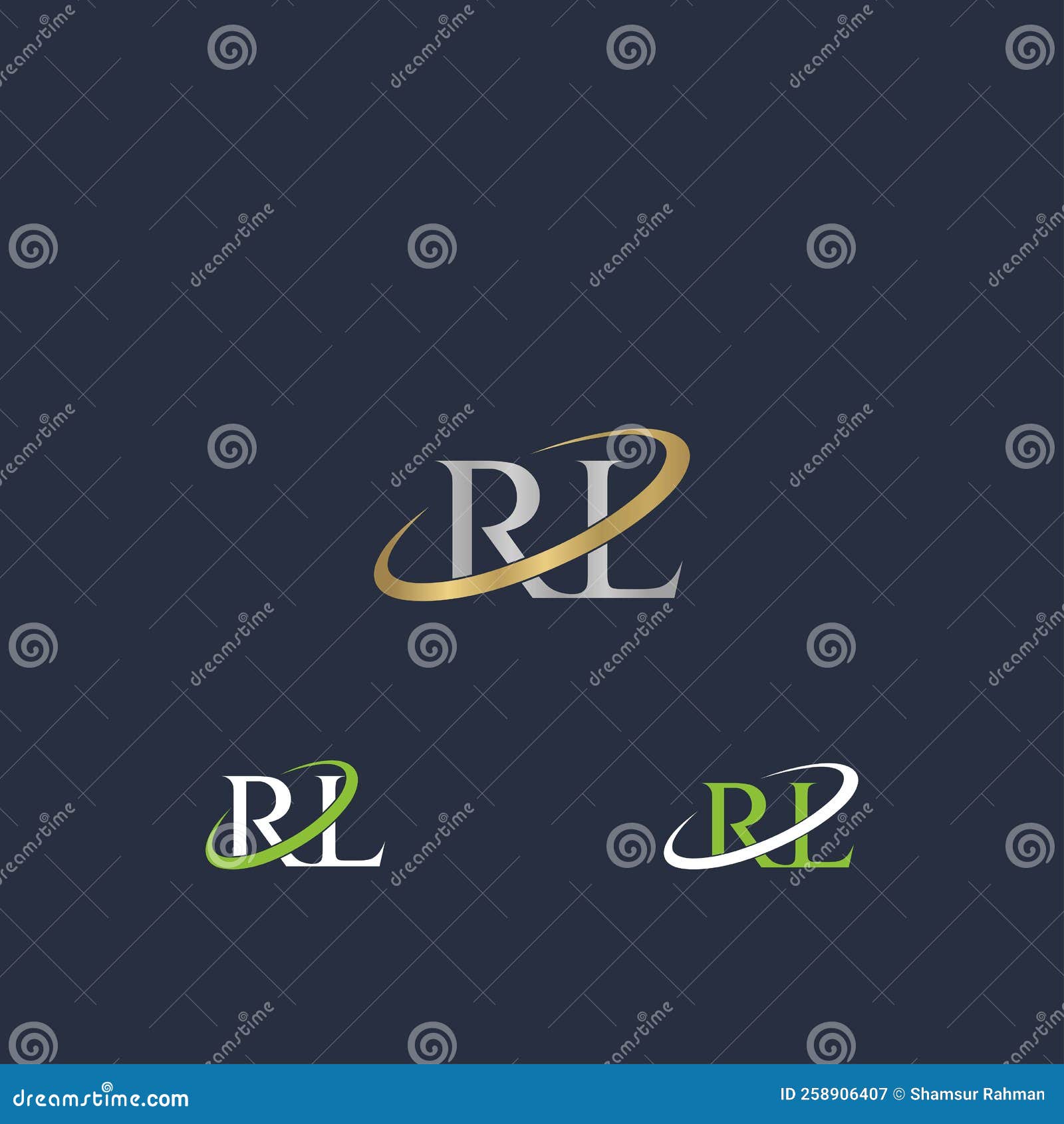 Alphabet Initials Logo LR, RL, L and R Stock Vector - Illustration of ...
