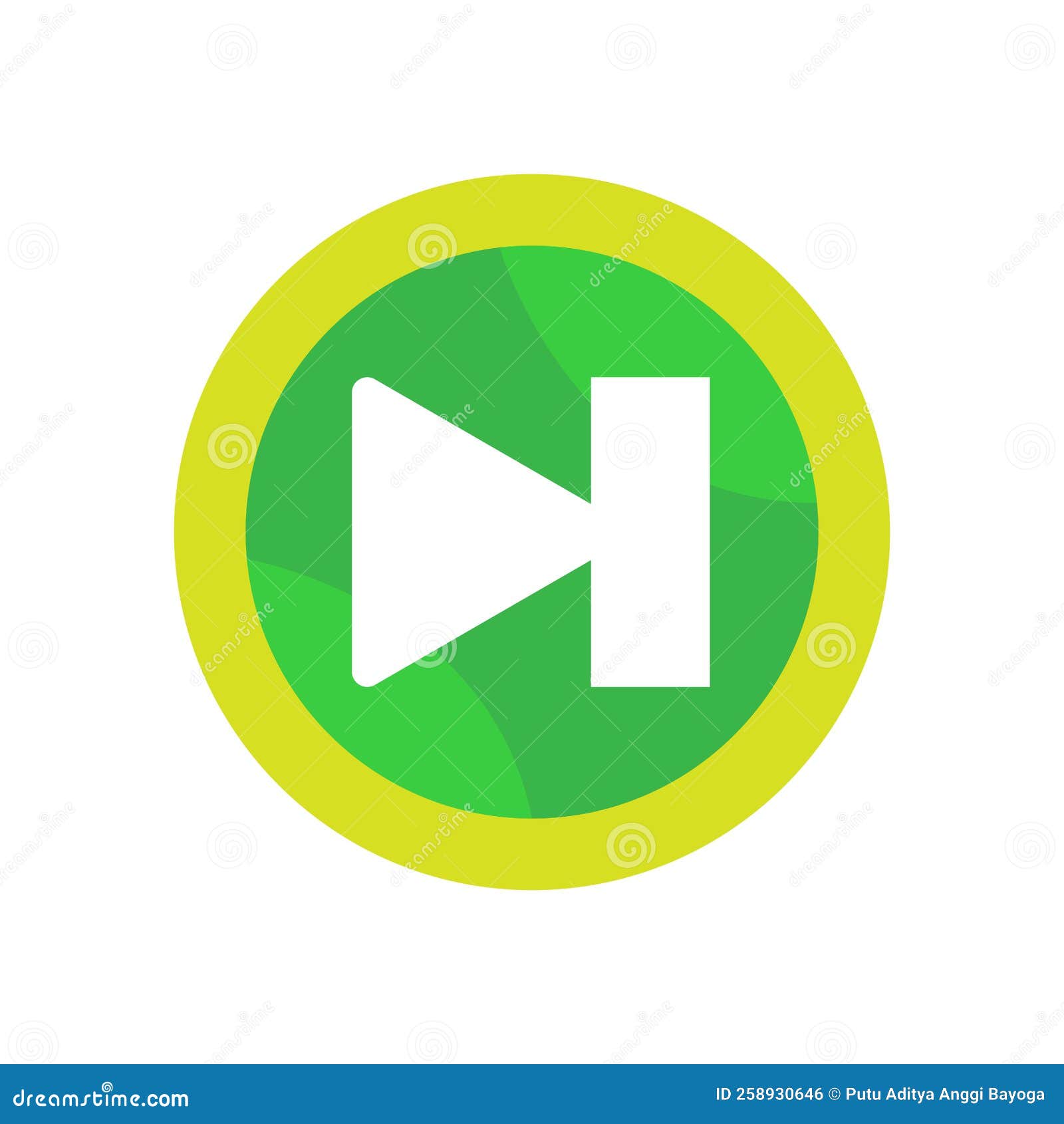 Cartoon button next stock vector. Illustration of simple - 258930646