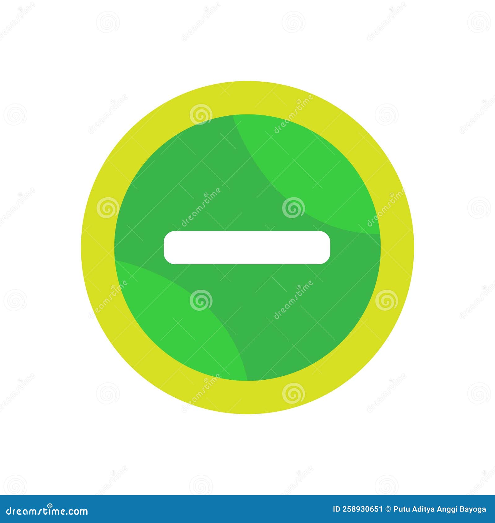 Cartoon button decrease stock vector. Illustration of vector - 258930651
