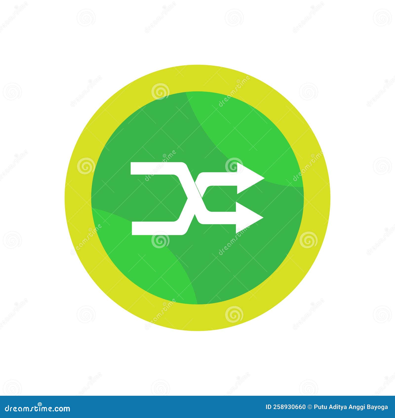 Cartoon button shuffle stock vector. Illustration of shuffle - 258930660