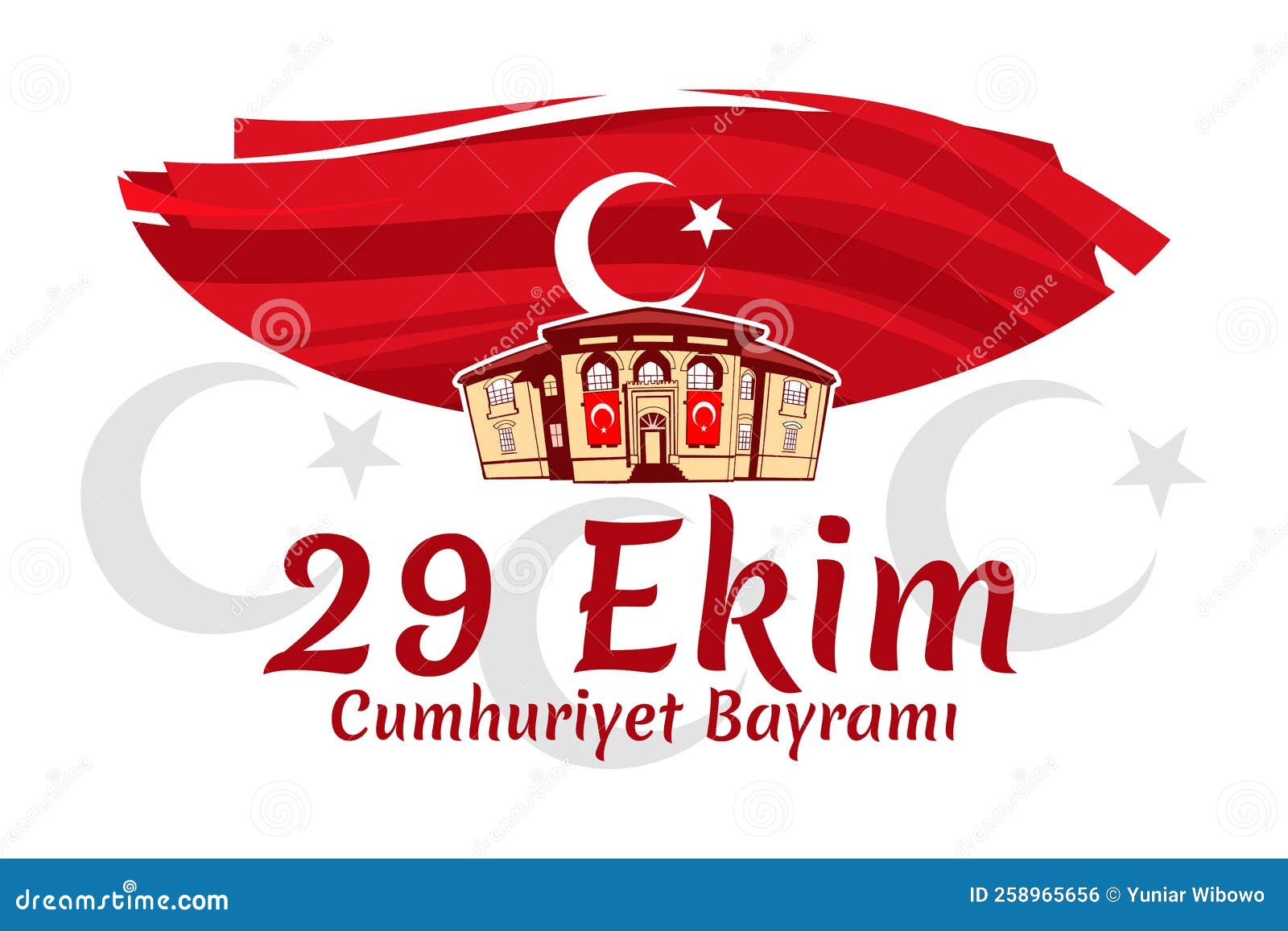 Translaton: October 29, Republic Day. National Holiday of the Republic ...