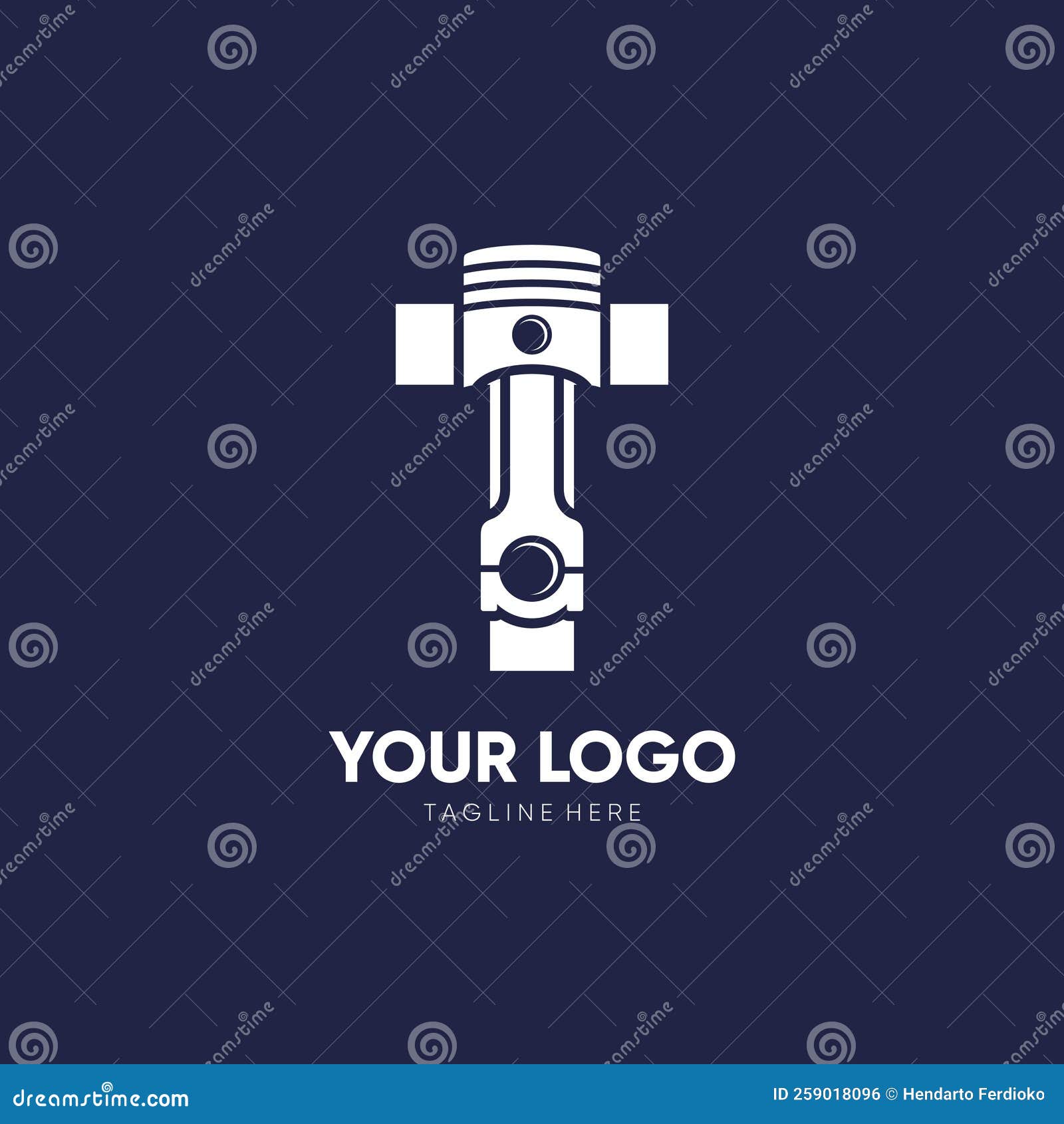 Letter T Piston Logo Design Vector Icon Graphic Emblem Illustration ...
