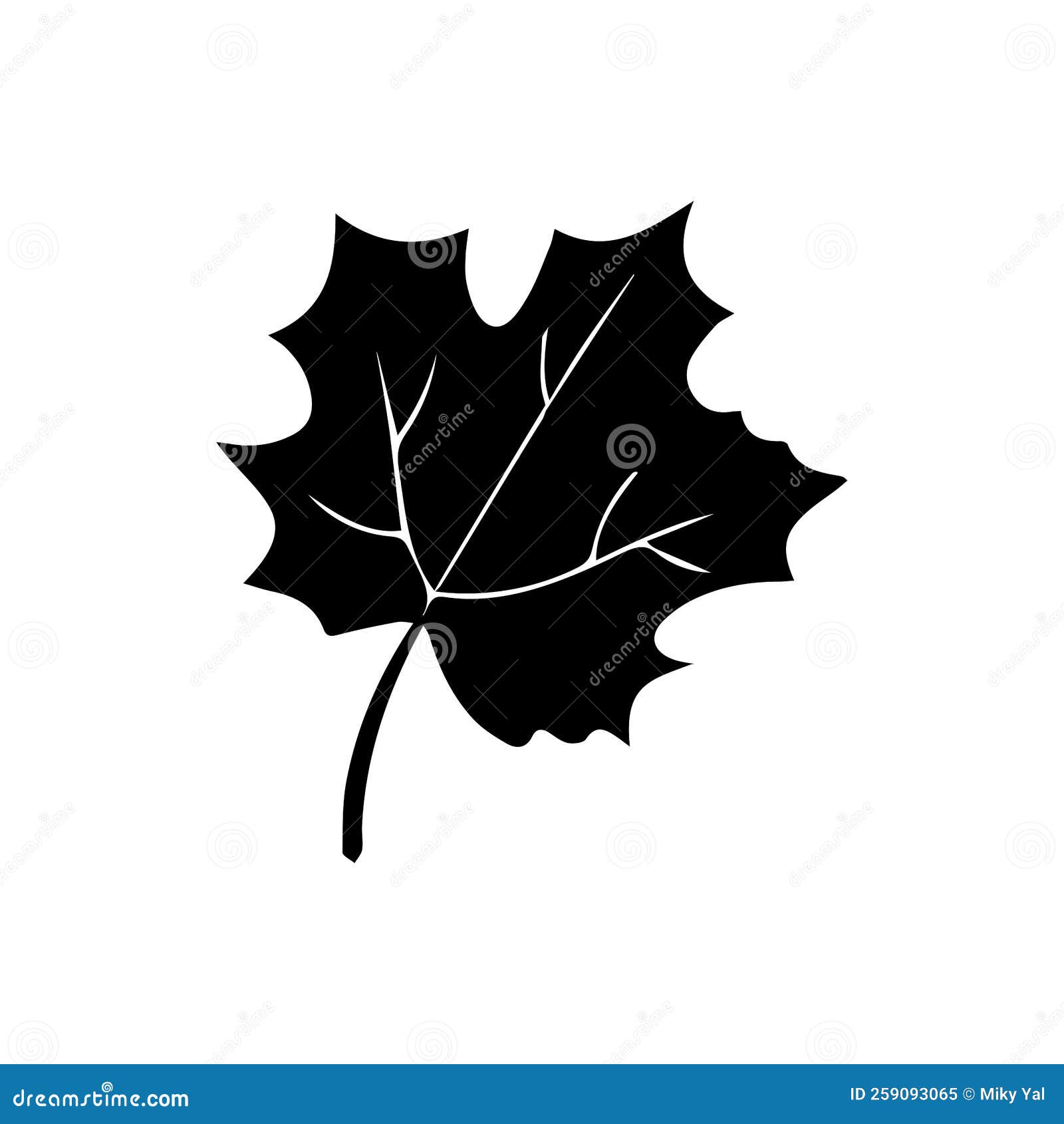 Autumn Leaves Icons Outline. Autumn Leaves Isolated on White Background ...