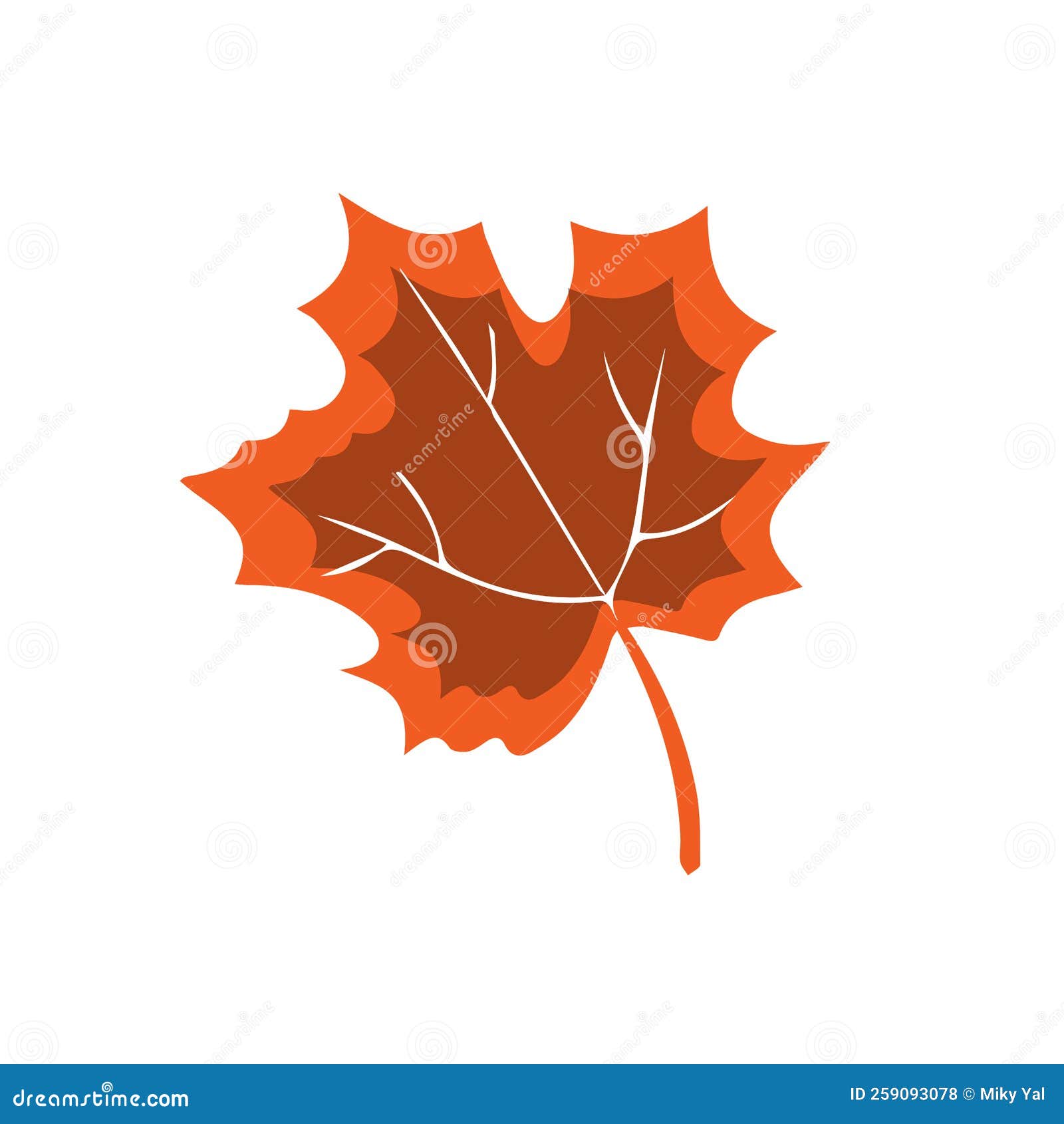 Autumn Leaves Icons Outline. Autumn Leaves Isolated on White Background ...