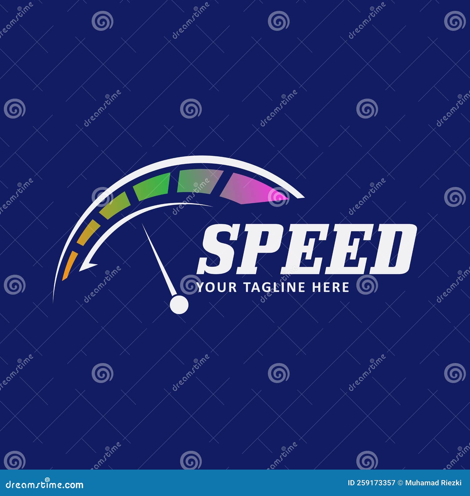 Vector Illustration of Speed. Abstract Symbol Speed Logo Design ...