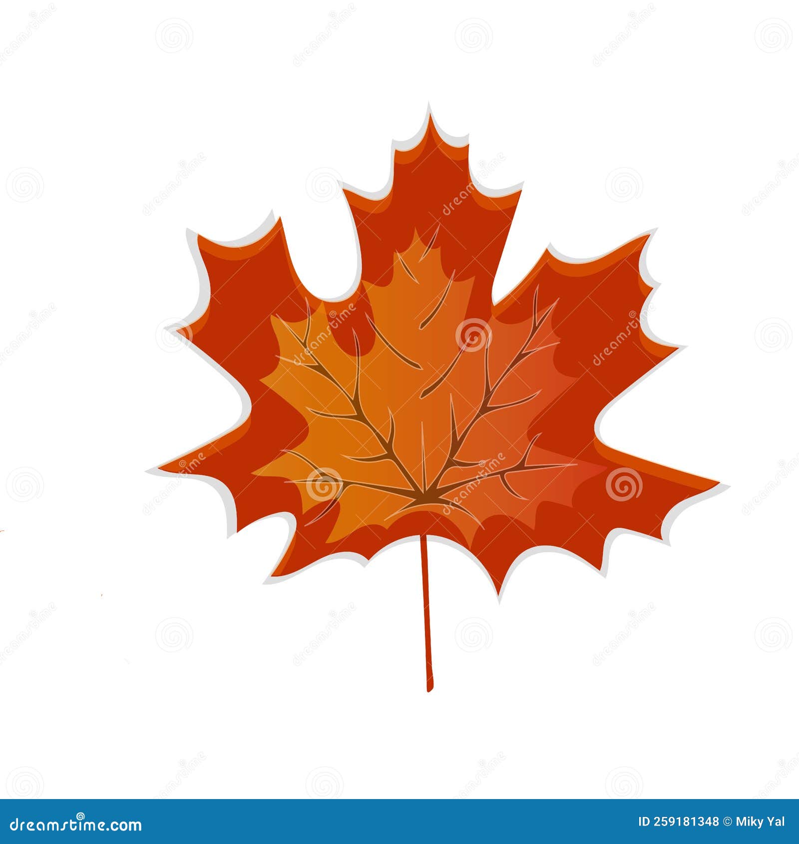 Autumn Leaves Logo Template Vector Icon Illustration in Flat Design ...