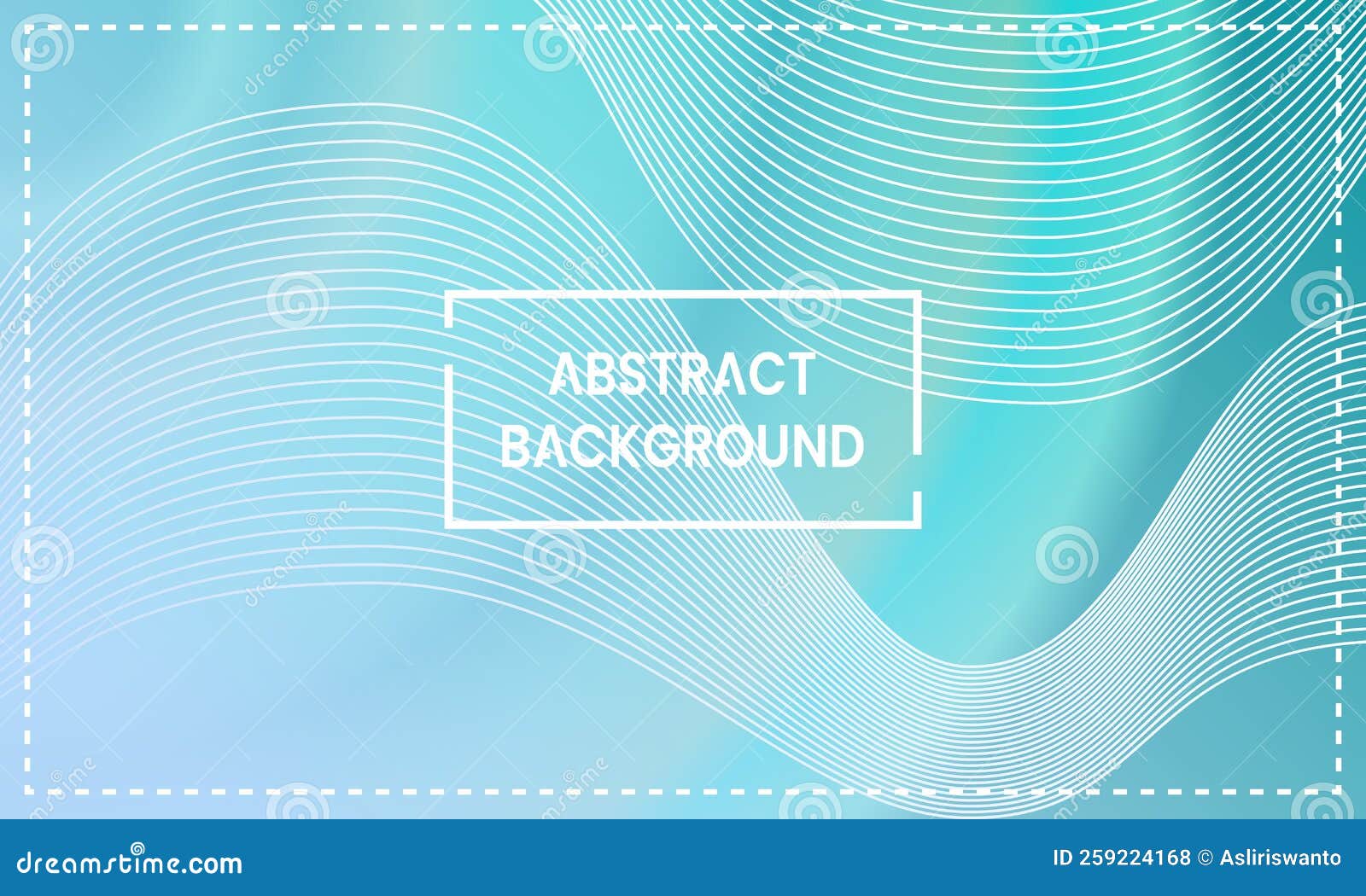 Shining Tosca Green Radial Gradient with Line Pattern and Frame ...