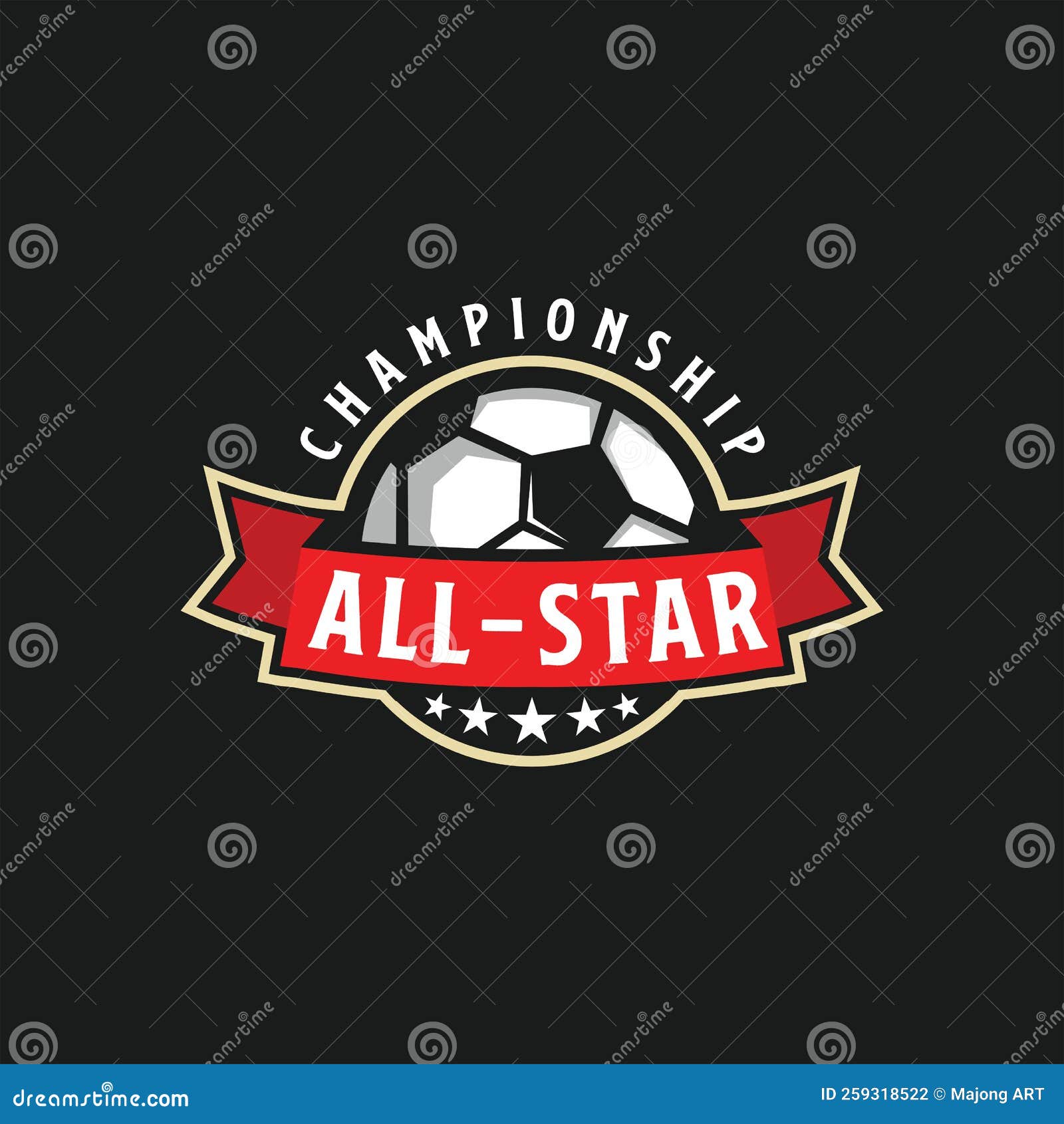 Football Champions League Logo Sports, Soccer Club Emblem. Stock ...