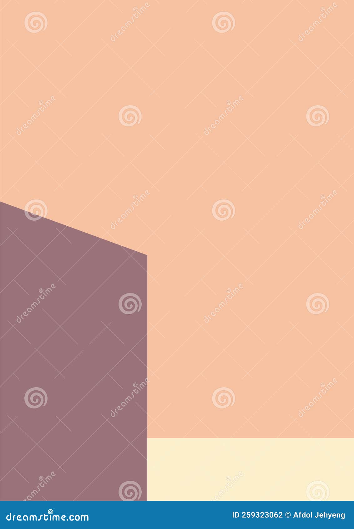 Geometric Architecture Background with Minimal Design on Tone Color ...