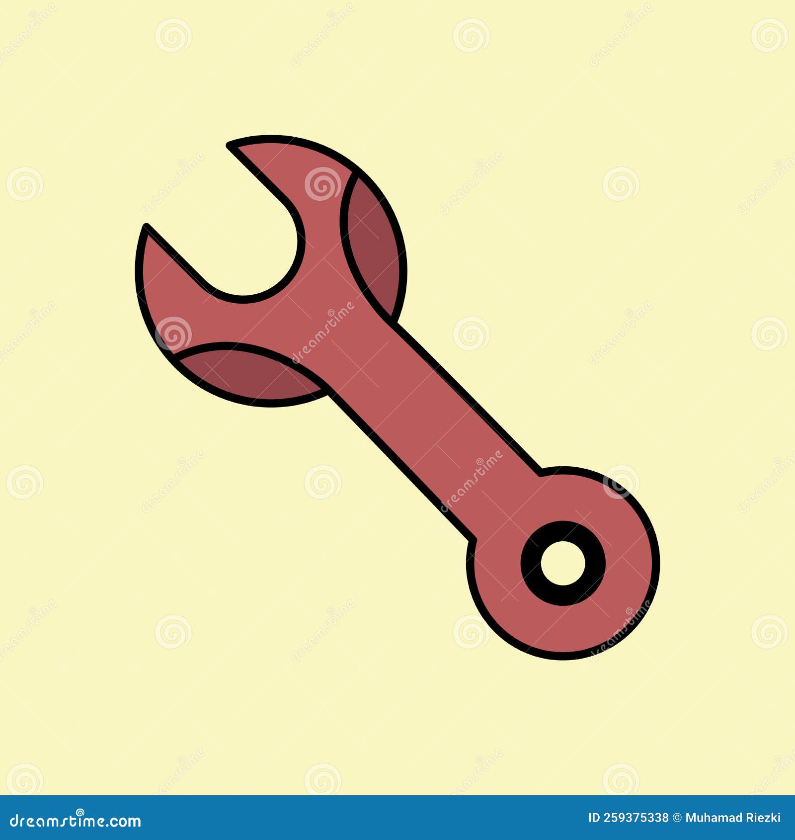 Maintenance Symbol - Screwdriver, Spanner And Cogwheel Icon Isolated On ...