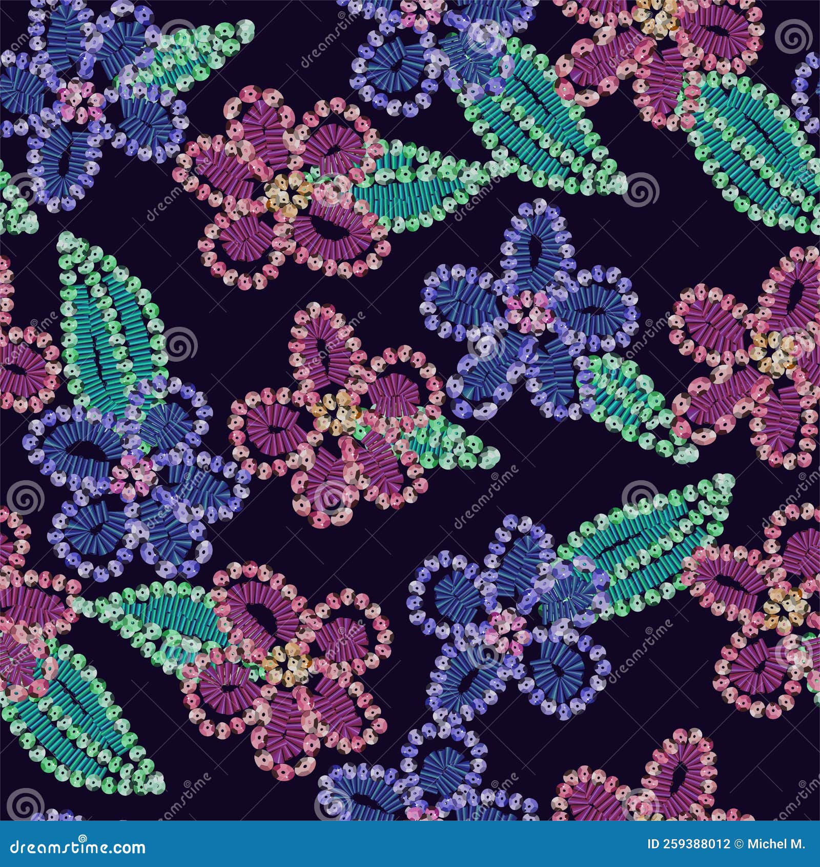 Set Of Cute Sequin Pop Art Retro Patch Icons Cartoon Vector ...