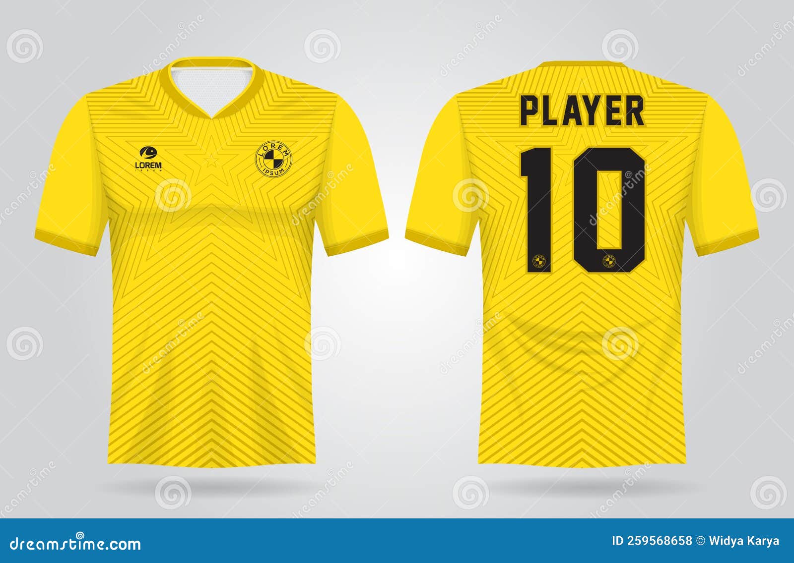 Football Jersey Sport Design Template Stock Vector - Illustration of ...