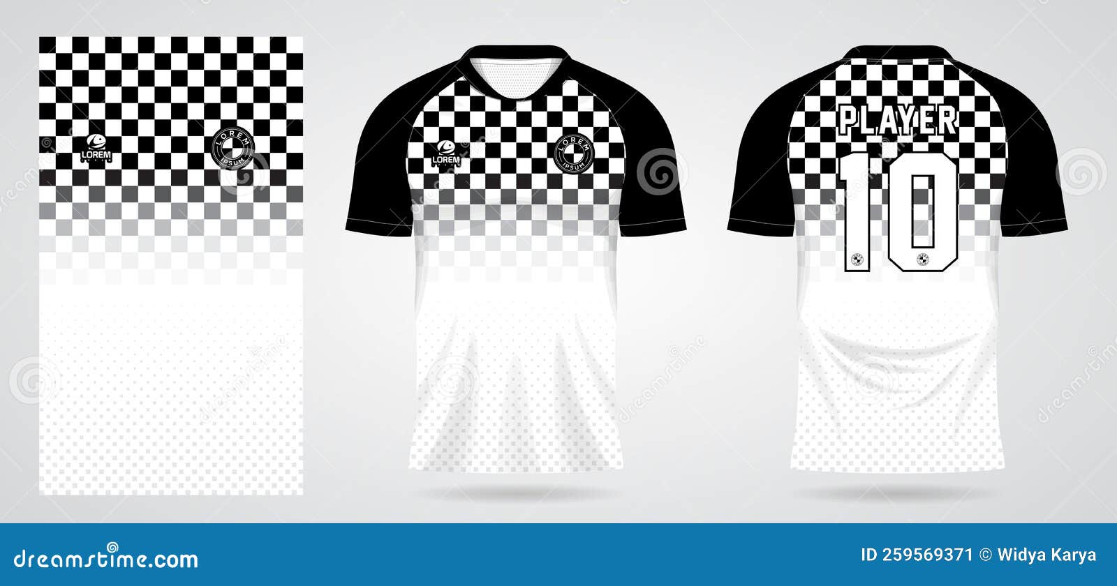 Football Jersey Sport Design Template Stock Vector Illustration Of