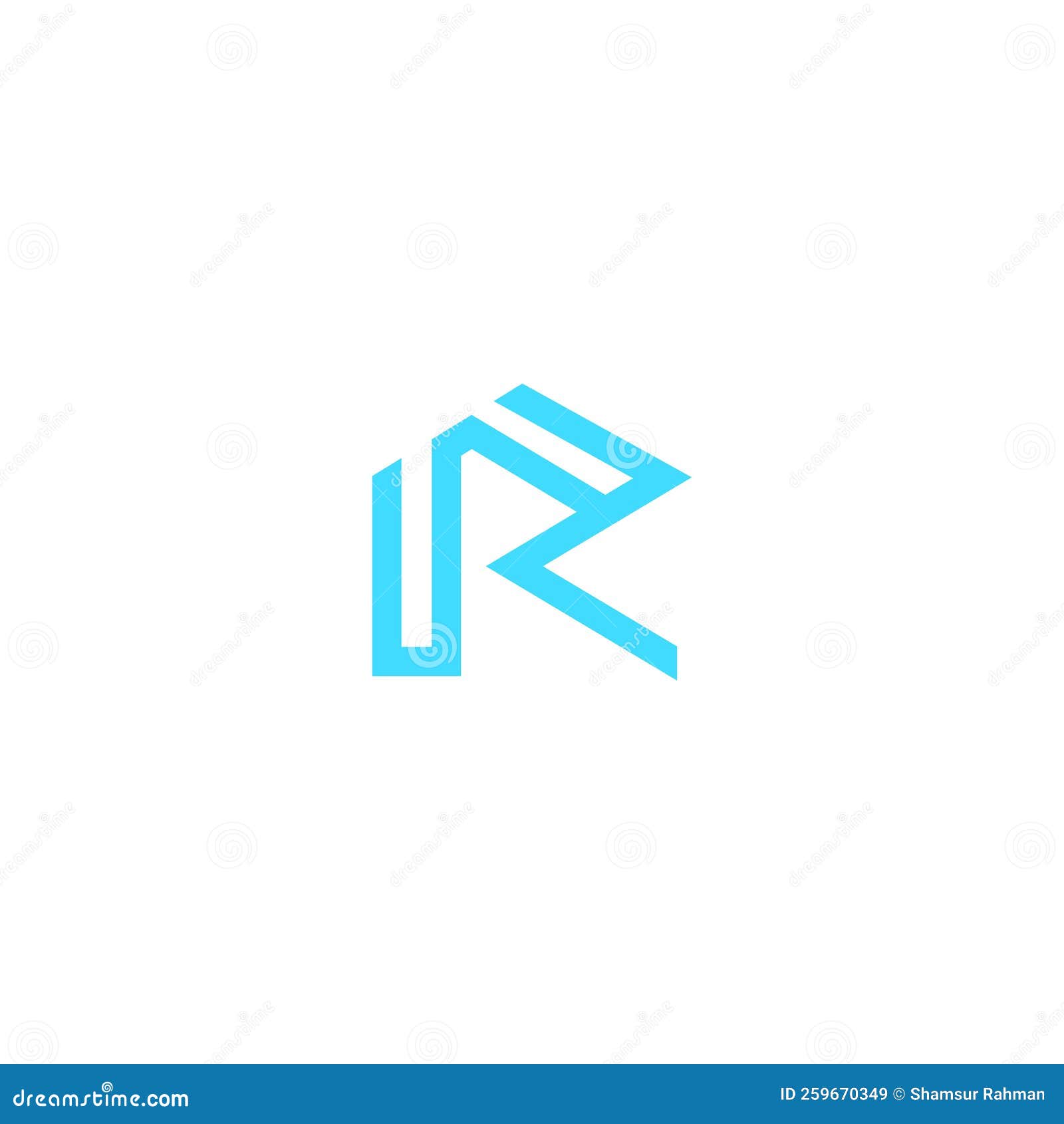 Alphabet Letters Initials Logo RR, R , R and P Stock Vector ...