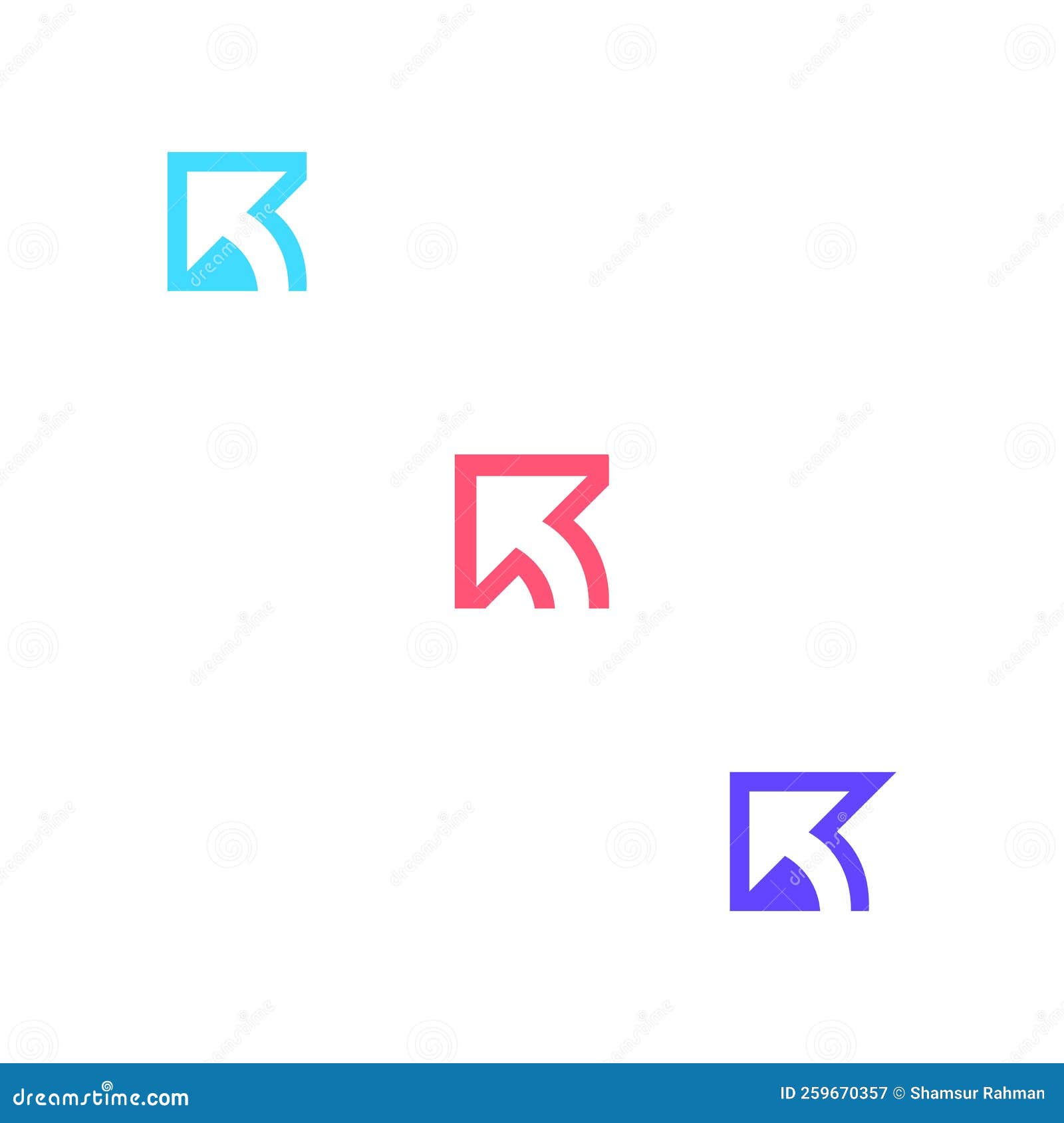 Alphabet Letters Initials Logo RR, R , R and P Stock Vector ...