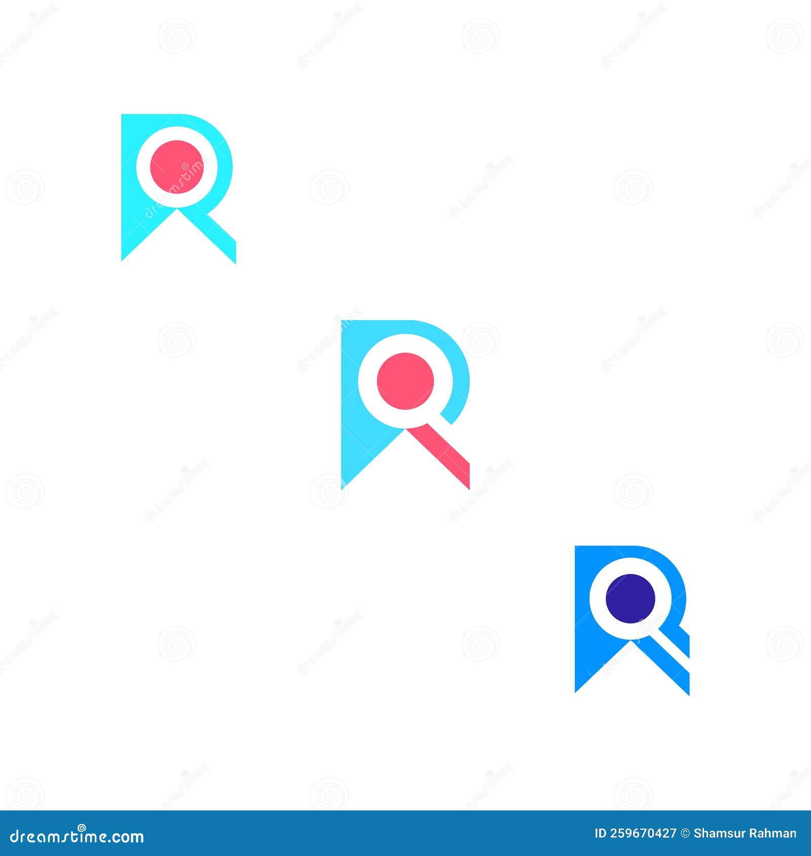 Alphabet Letters Initials Logo RR, R , R and P Stock Illustration ...