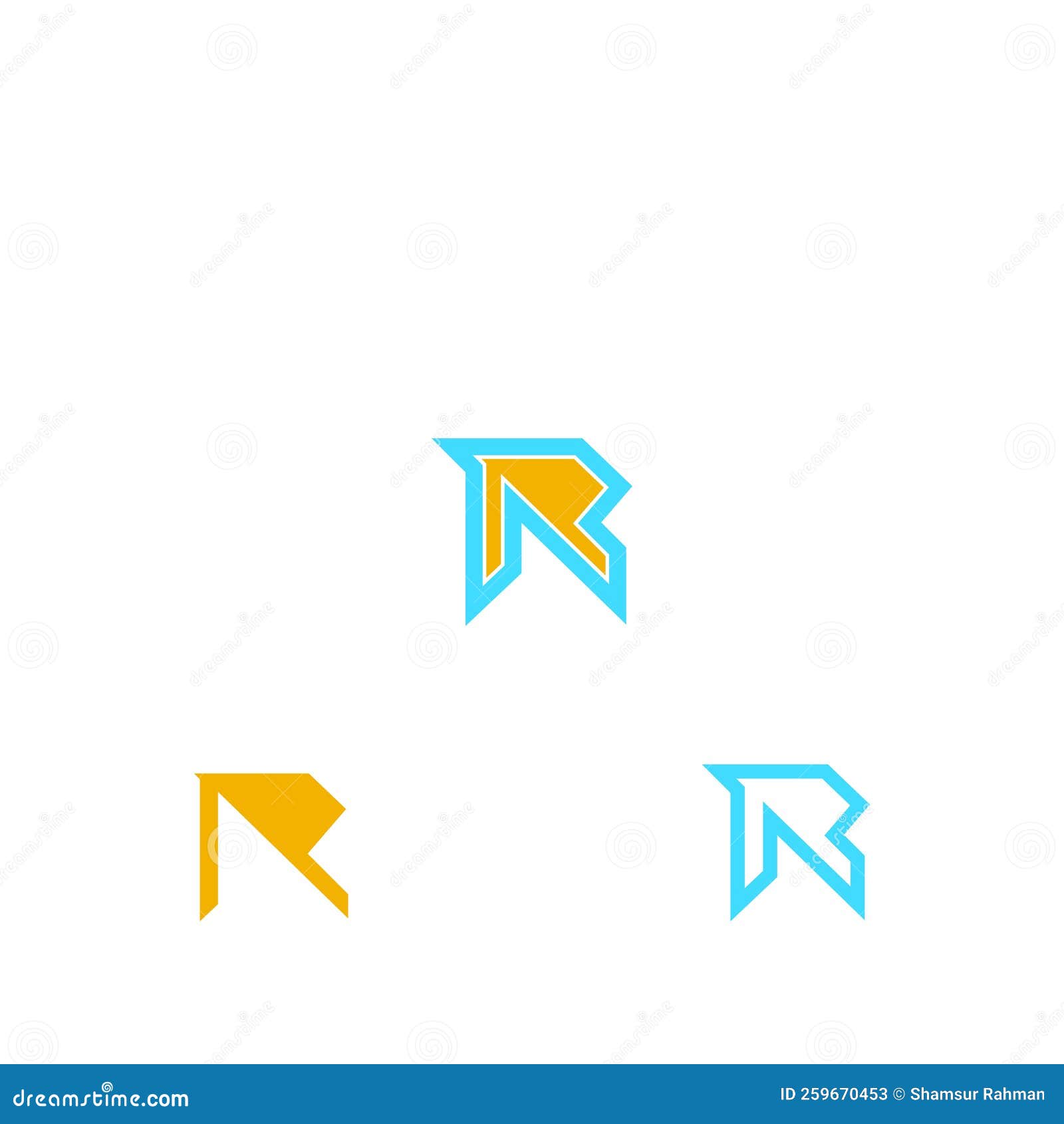 Alphabet Letters Initials Logo RR, R , R and P Stock Illustration ...