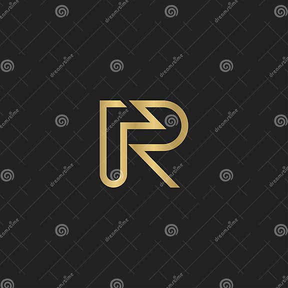 Alphabet Letters Initials Logo RR, R , R and P Stock Illustration ...