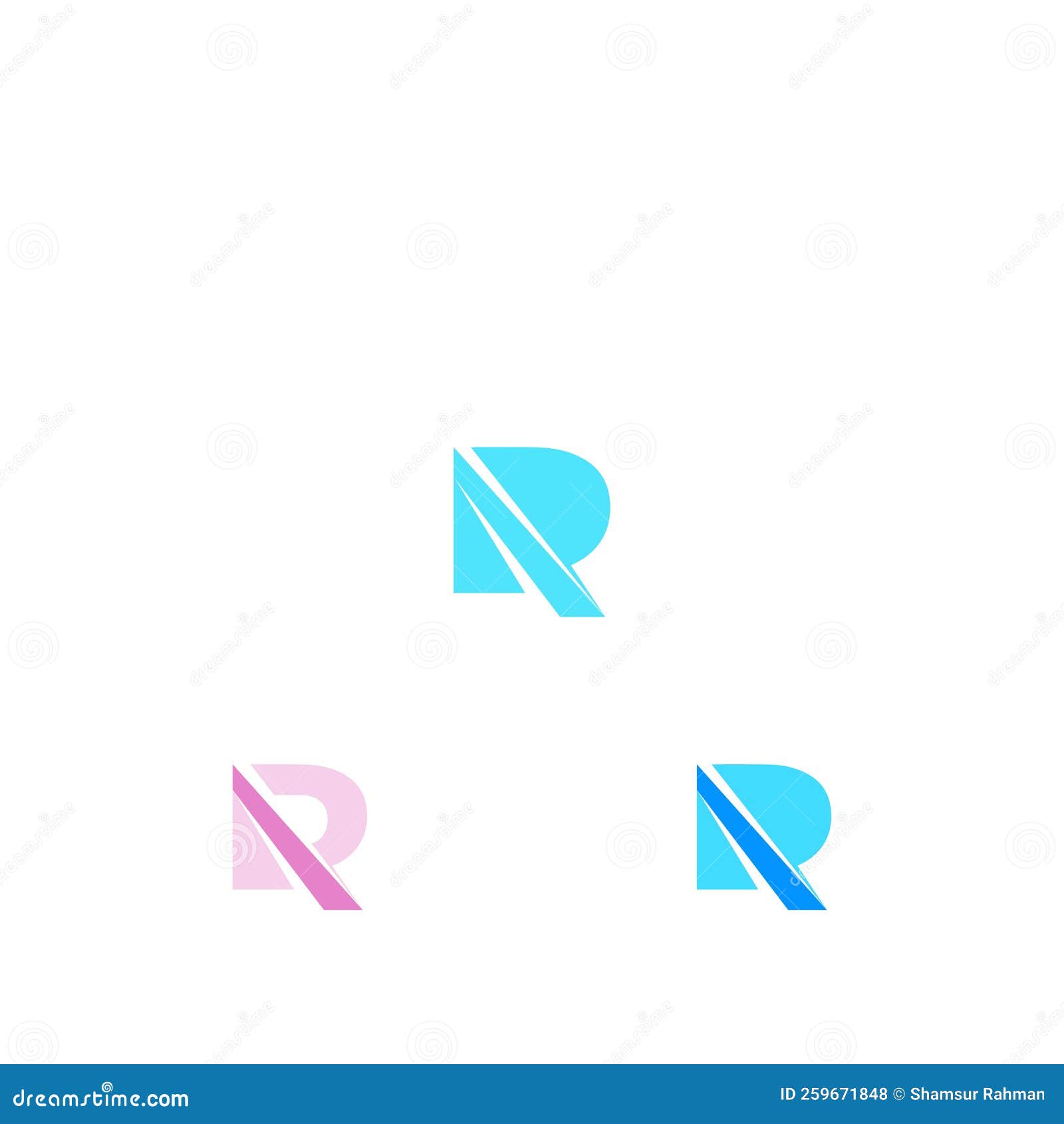 Alphabet Letters Initials Logo RR, R , R and P Stock Vector ...