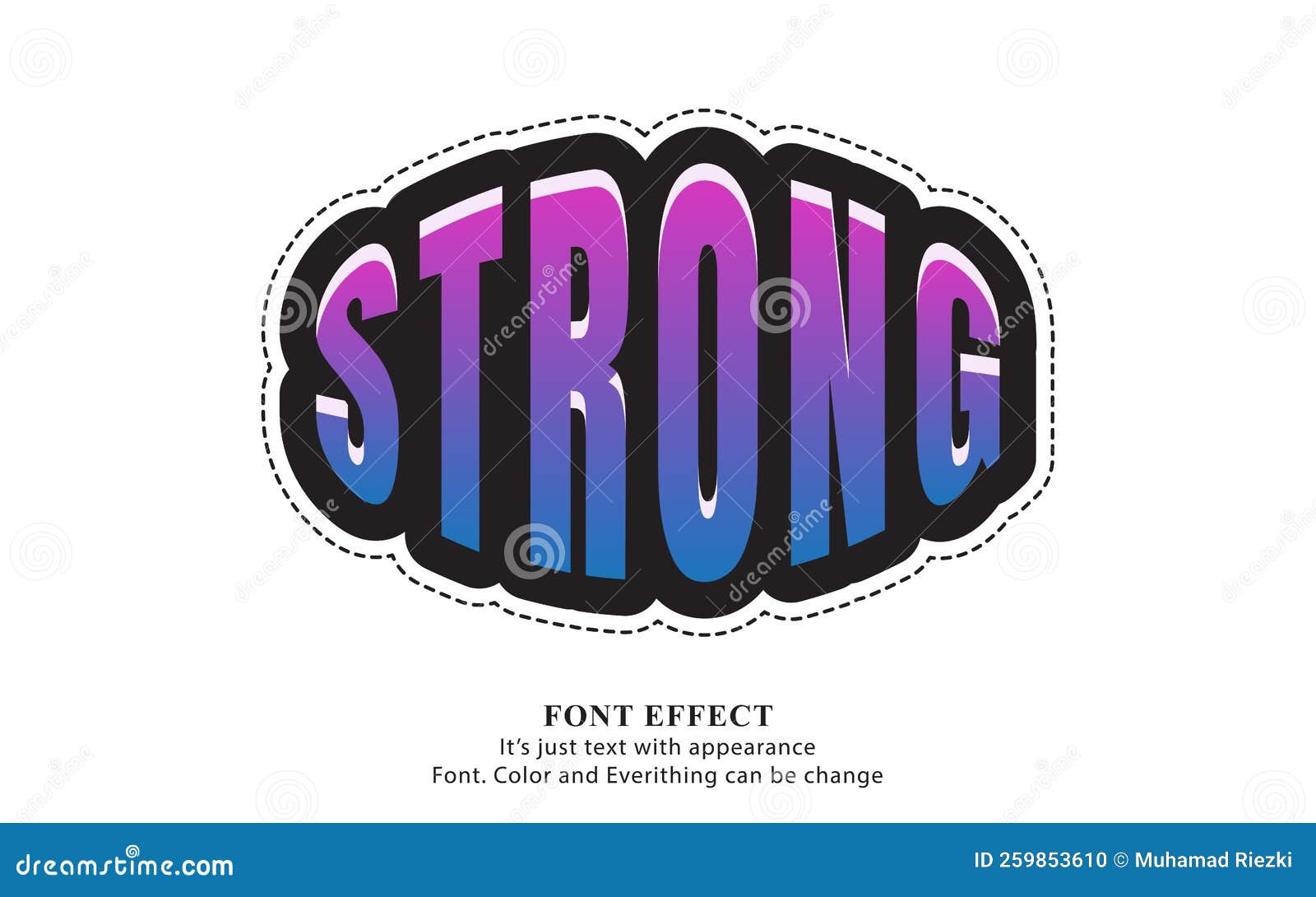 Force Fonts Display By Manalagifonts Cartoon Vector | CartoonDealer.com ...
