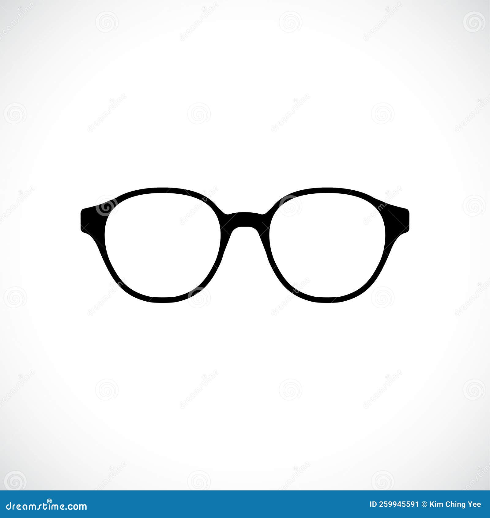 Glasses Icon, Eyeglasses Sign and Symbol. Stock Vector - Illustration ...