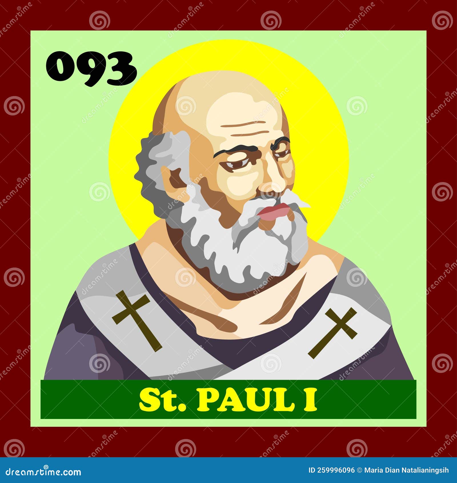 Church Of St. Paul And Peter In Potsdam, Germany. Architectural Symbols ...