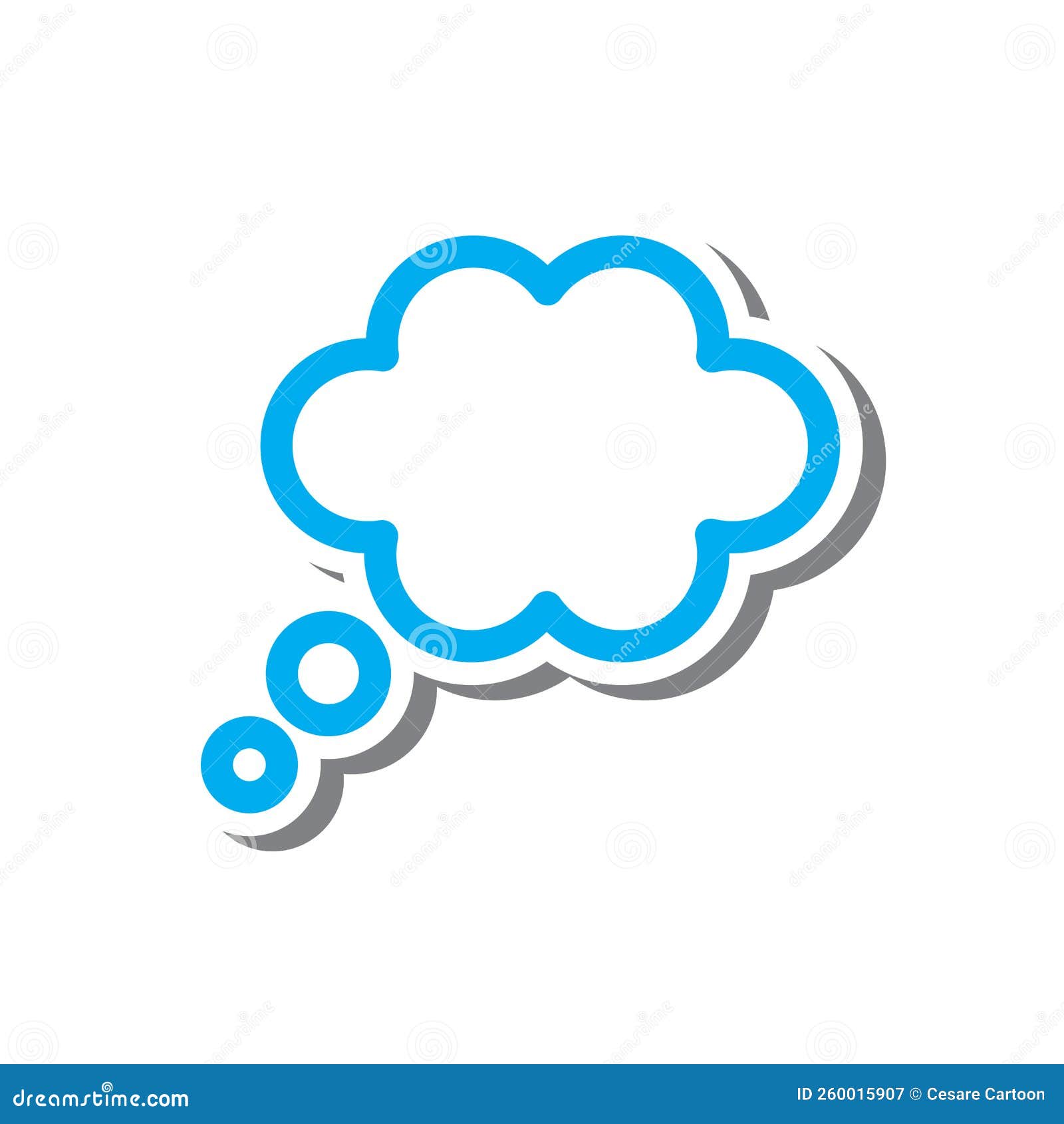 Cartoon word bubble stock vector. Illustration of word - 260015907