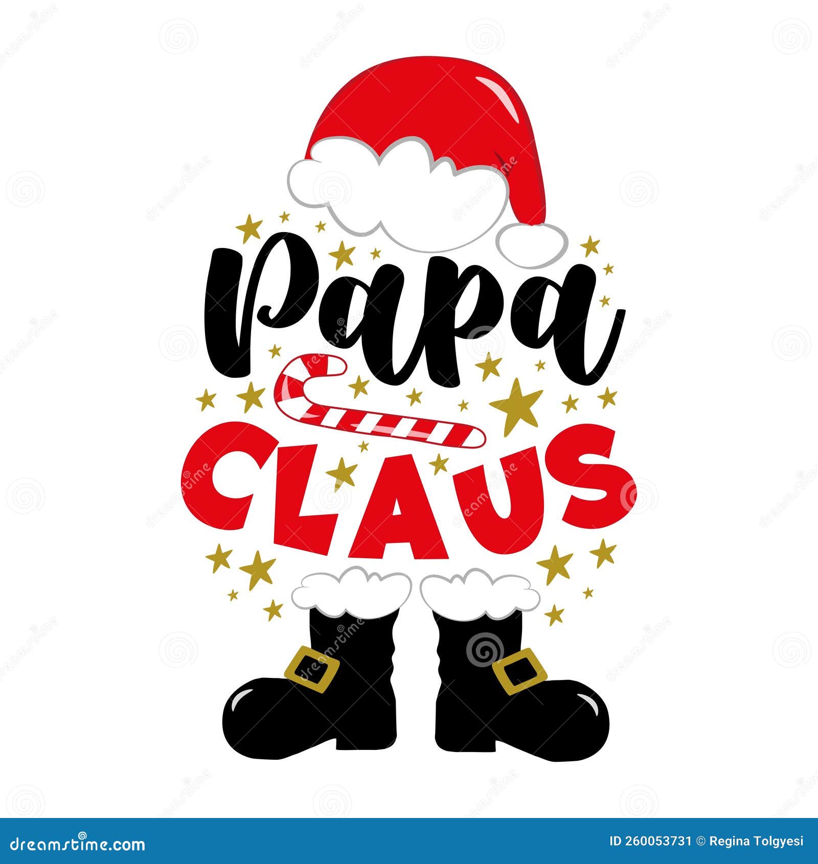Papa Claus - Funny Decoation with Santa S Hat ,candy Cane and Boots ...