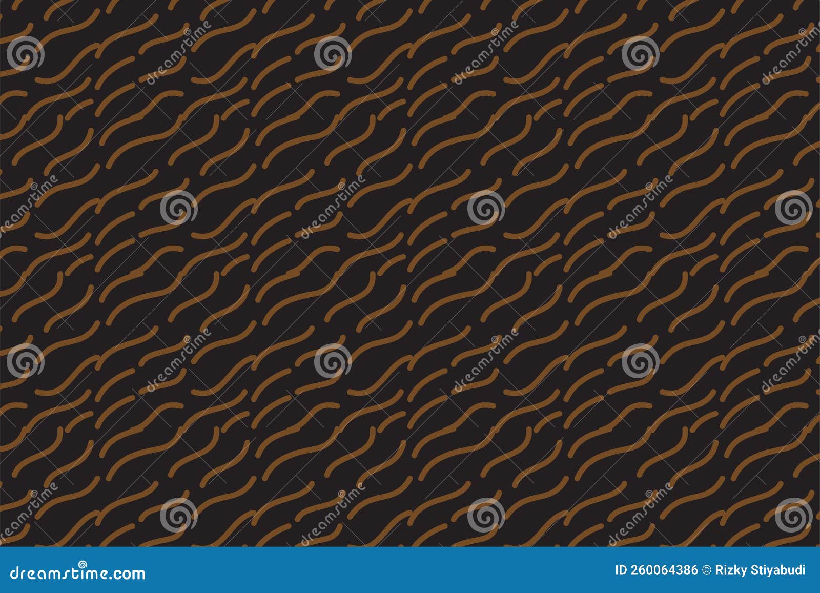 Little Wave Pattern Use Gold on Element Stock Vector - Illustration of ...
