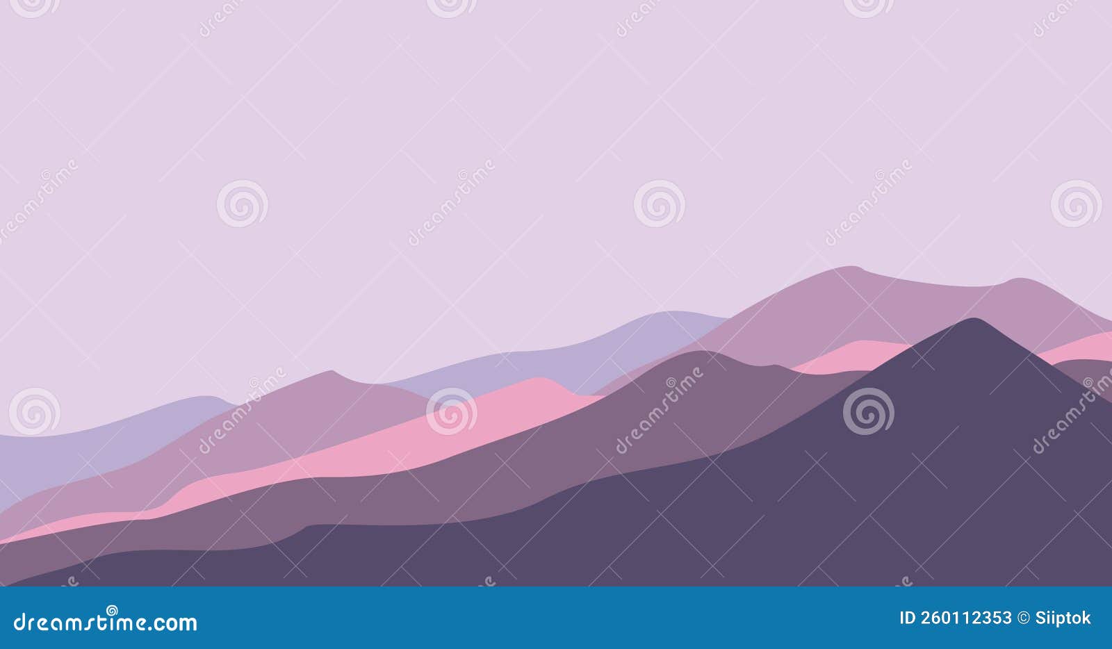 Purple Gradient Mountain Nature Background Stock Illustration ...