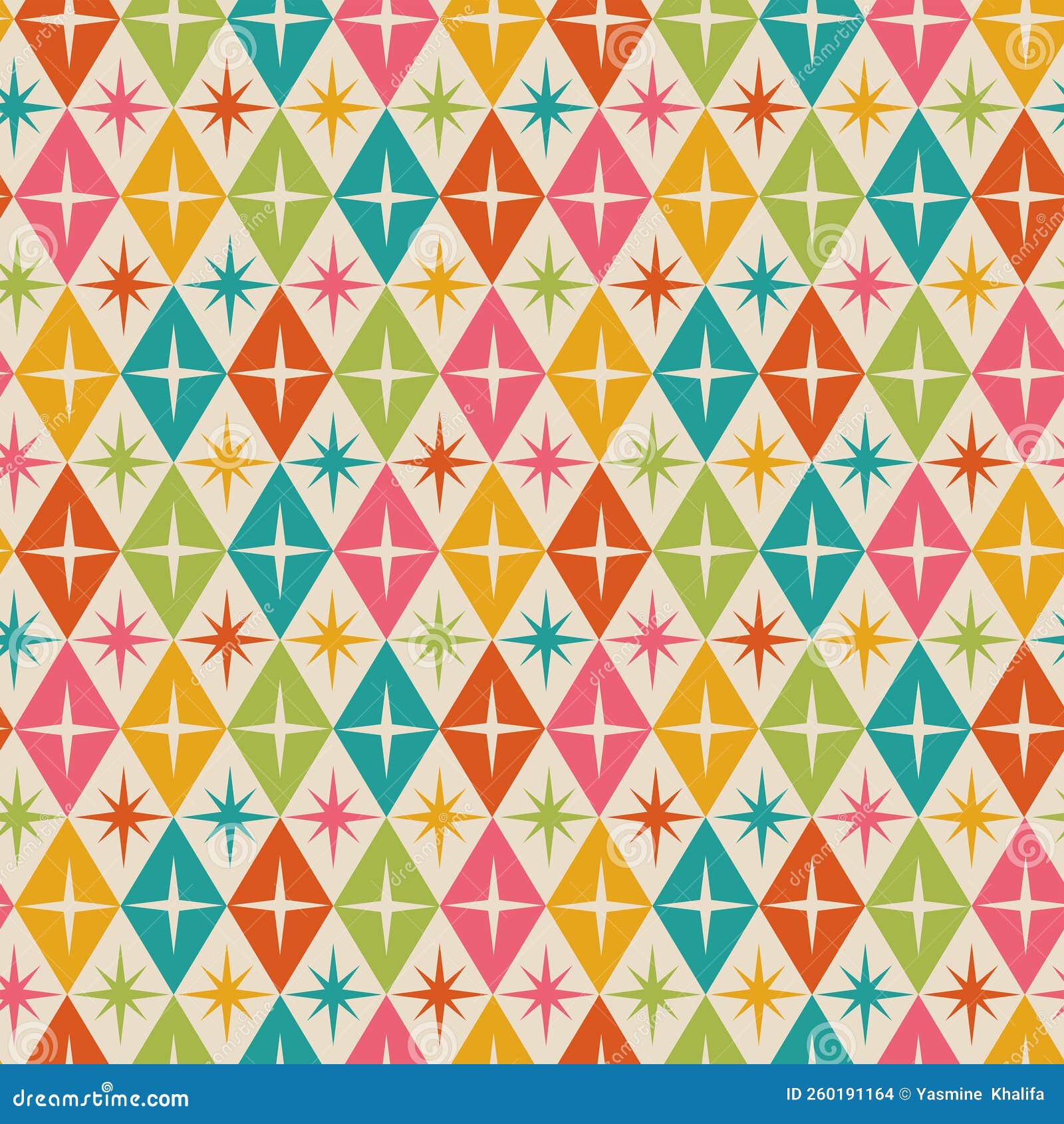 Retro Diamond Quilt Pattern Vector Illustration | CartoonDealer.com ...
