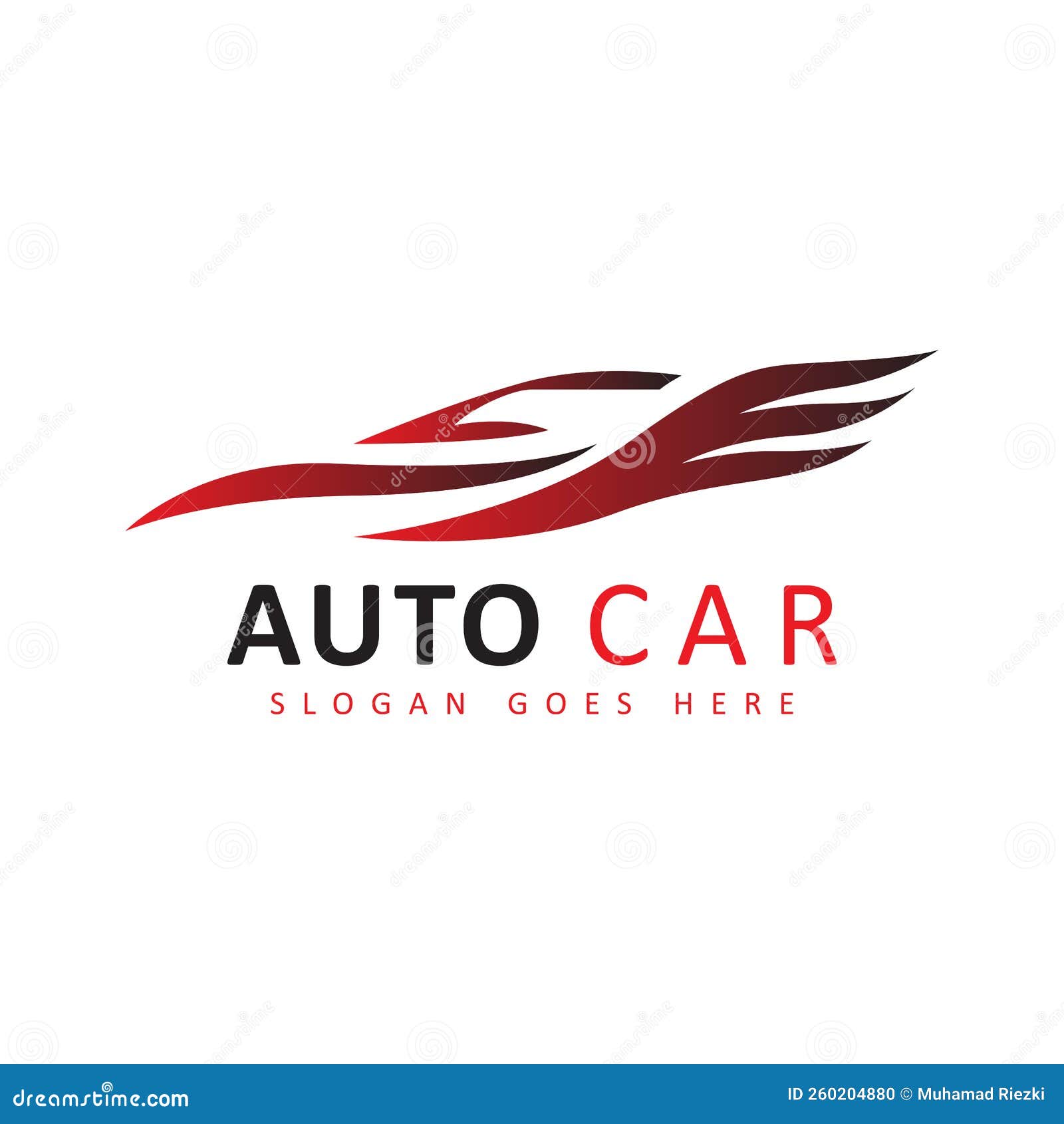 Abstract Sports Car. Simple Speed Car Logo Stock Vector - Illustration ...