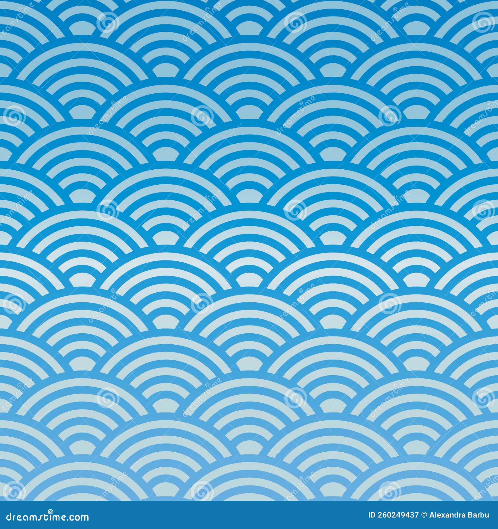 Water Waves Geometric Seamless Repetitive Vector Pattern Texture Stock ...