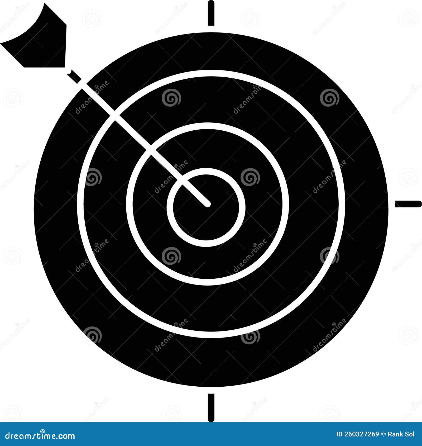 Target Which Can Easily Modify or Edit Stock Vector - Illustration of ...