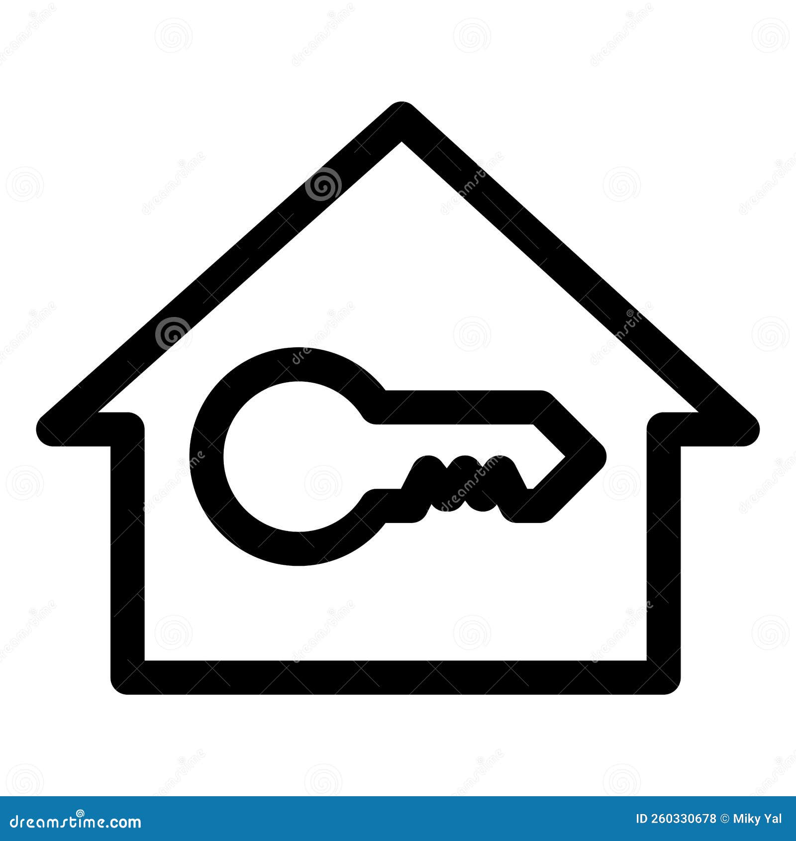 Home Vector Line Icon. House Vector Illustration Symbol. Houses Vector ...