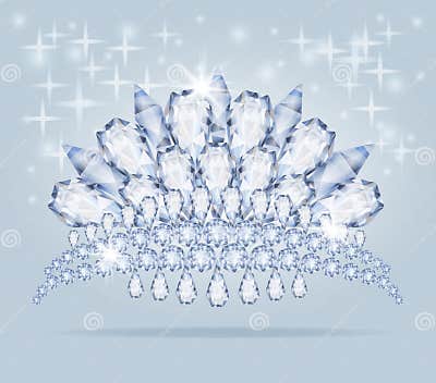 Magnificent Princess Diamond Tiara, Vector Stock Vector - Illustration ...