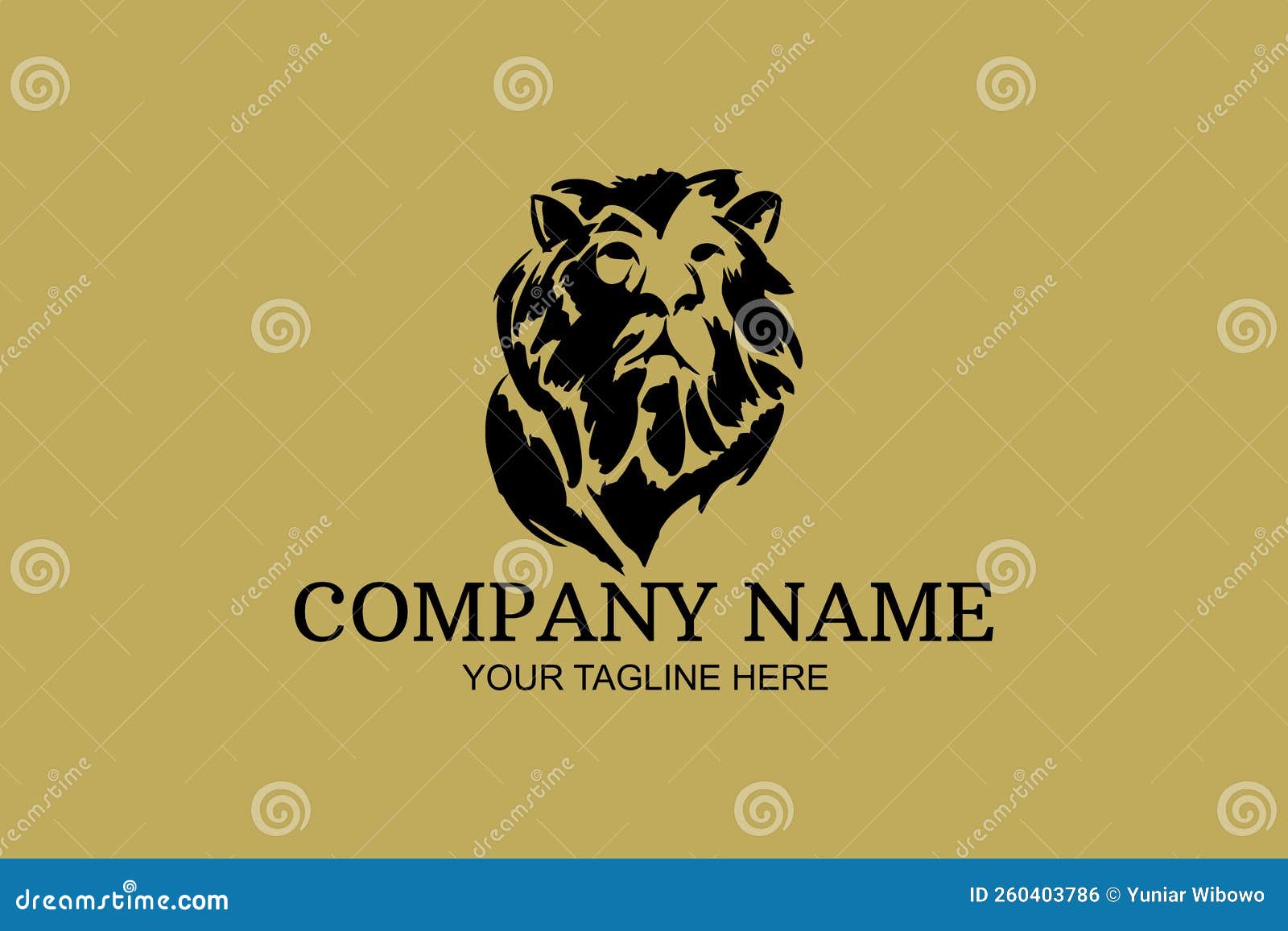 Lion Company Logo Vector Illustration. Suitable for Business Company ...