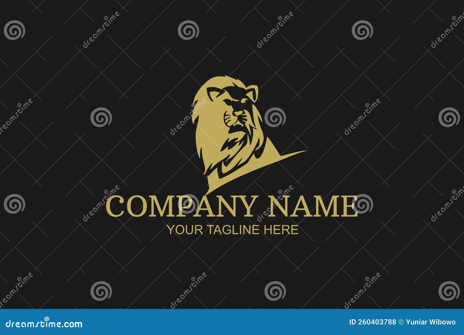 Lion Company Logo Vector Illustration. Suitable for Business Company ...