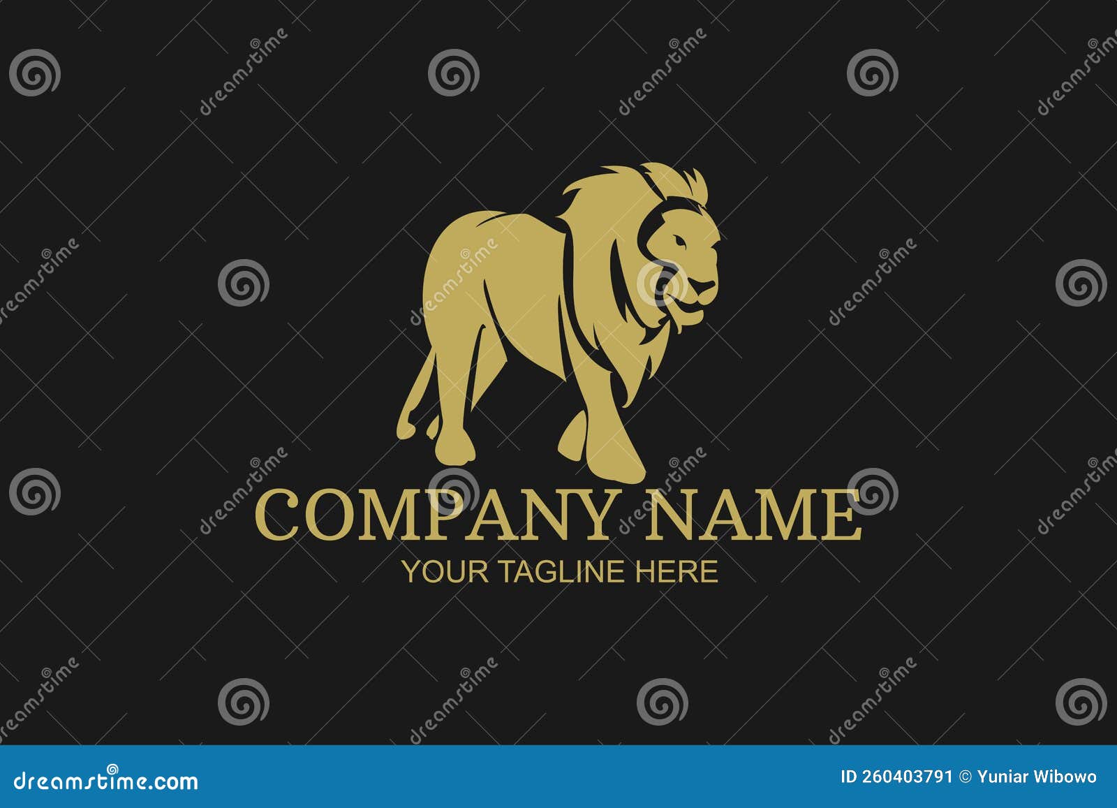 Lion Company Logo Vector Illustration. Suitable for Business Company ...