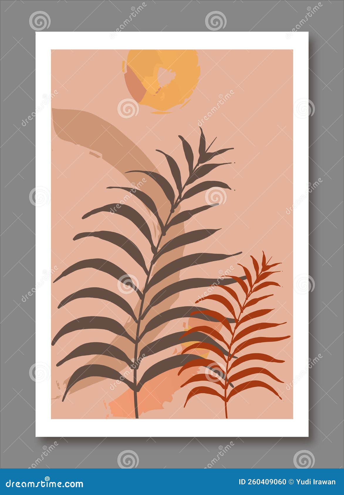 Flat Design Boho Cover Vector Stock Vector - Illustration of frame ...