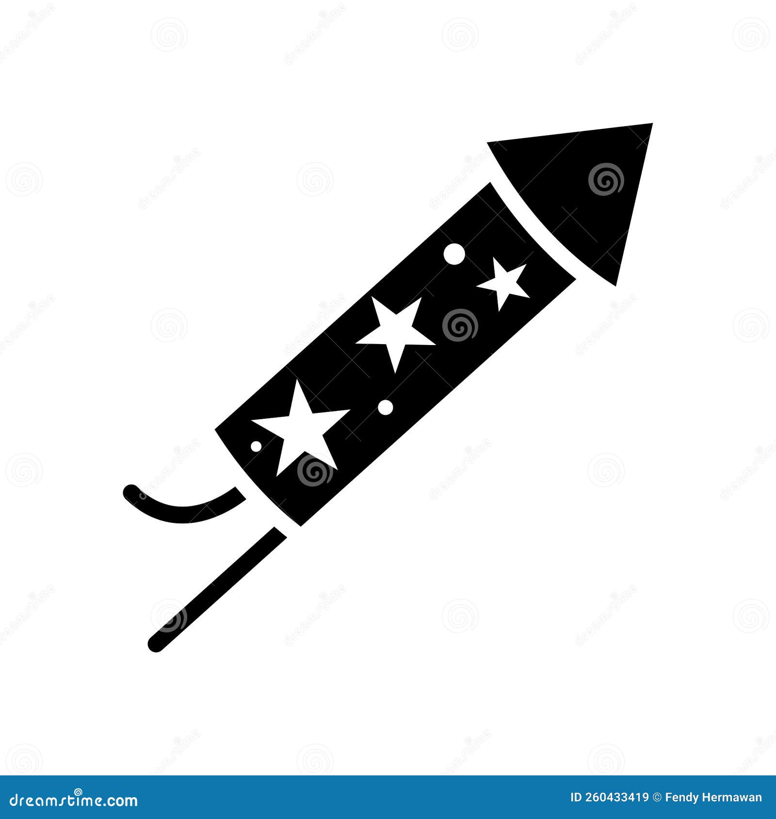 Fire Works Icon Vector Design Template in White Background Stock ...