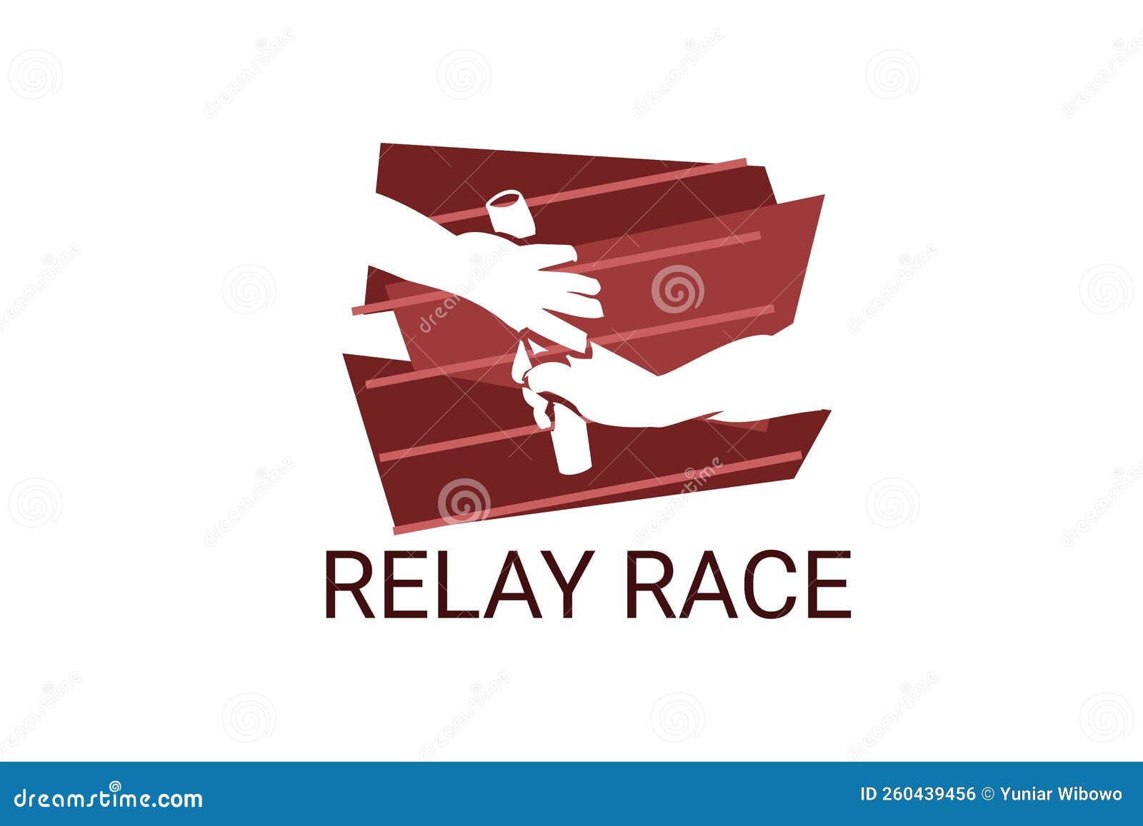 Relay Race Sport Vector Line Icon. Practice Relay Race Stock Vector ...
