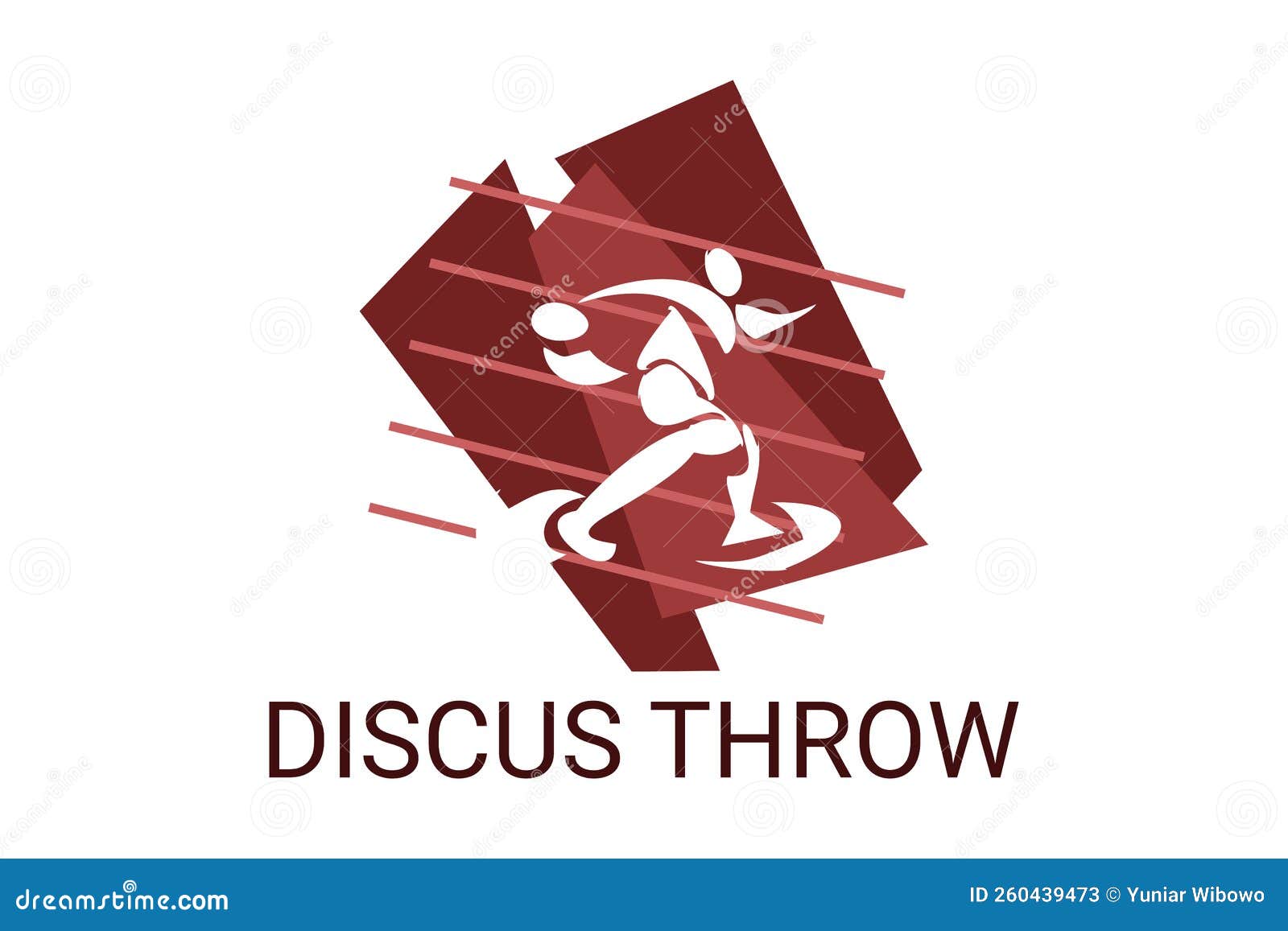 Discus Throw Sport Vector Line Icon. Discus Throw Stance Stock Vector ...